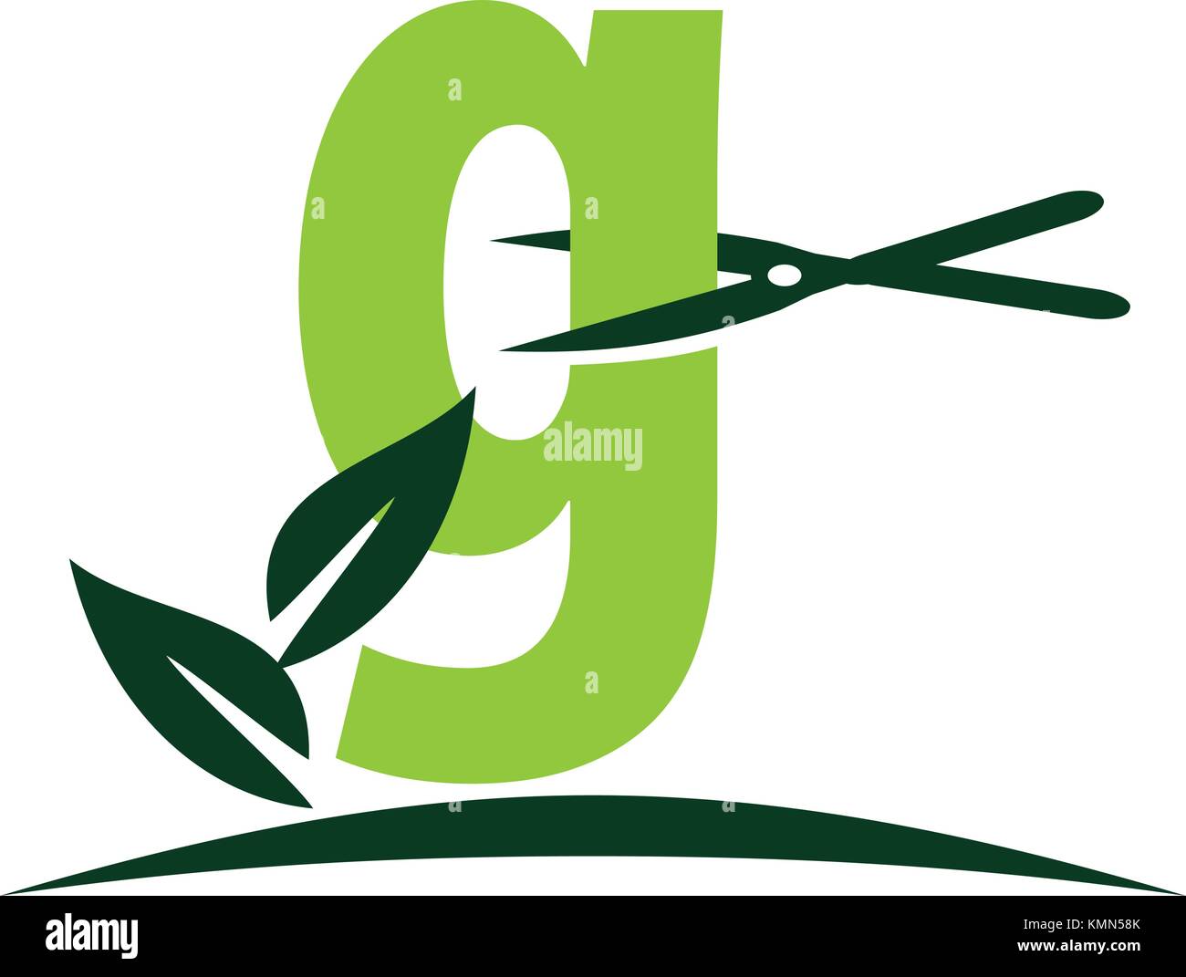 Letter G Lawn Stock Vector Image & Art - Alamy