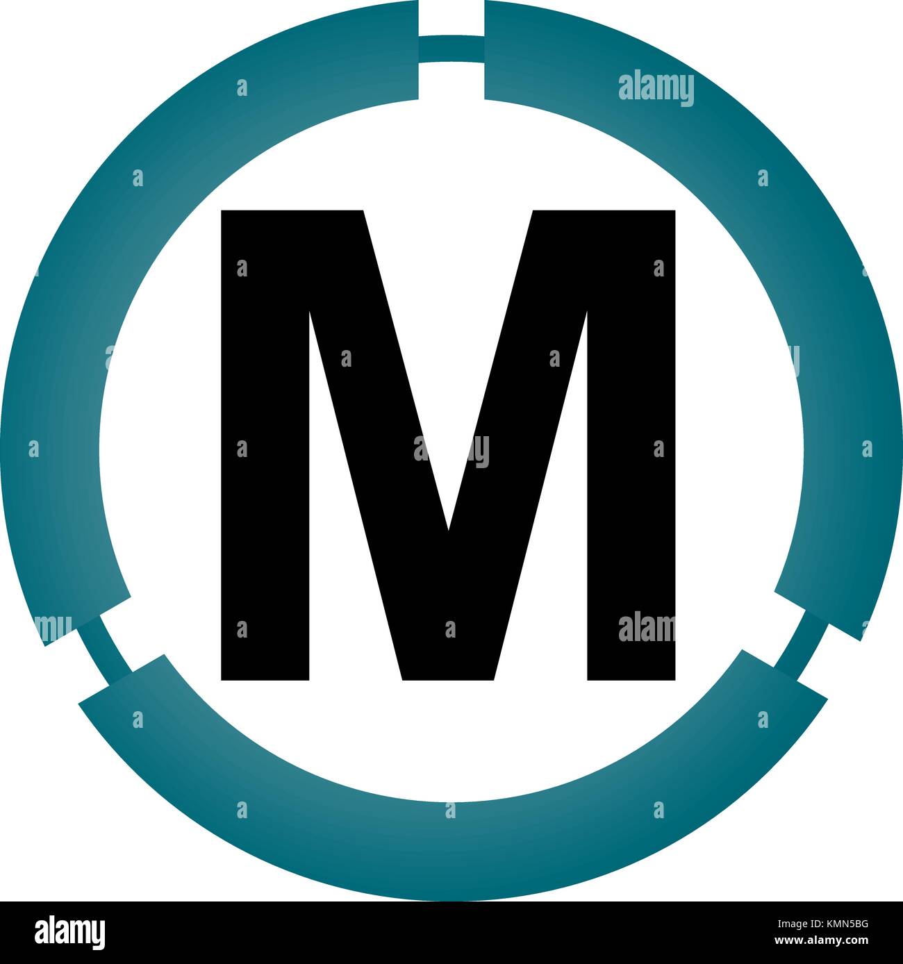 Modern icon Solution Letter M Stock Vector Image & Art - Alamy