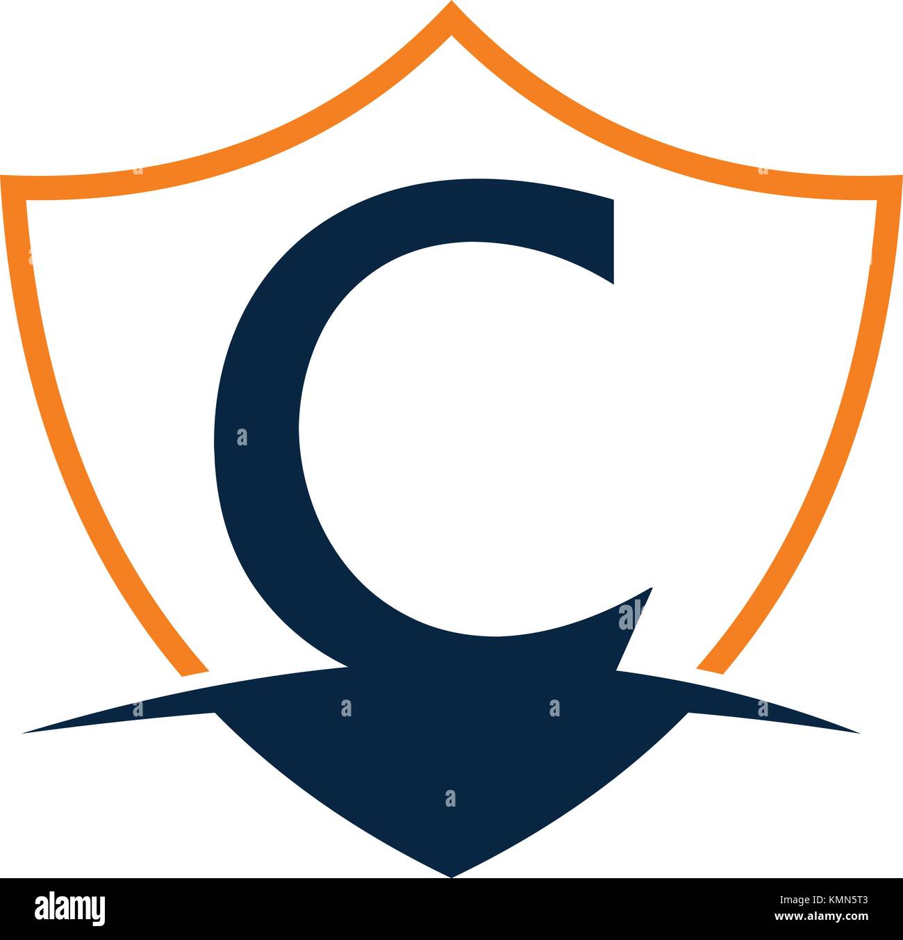 Modern Shield Letter C Stock Vector Image & Art - Alamy