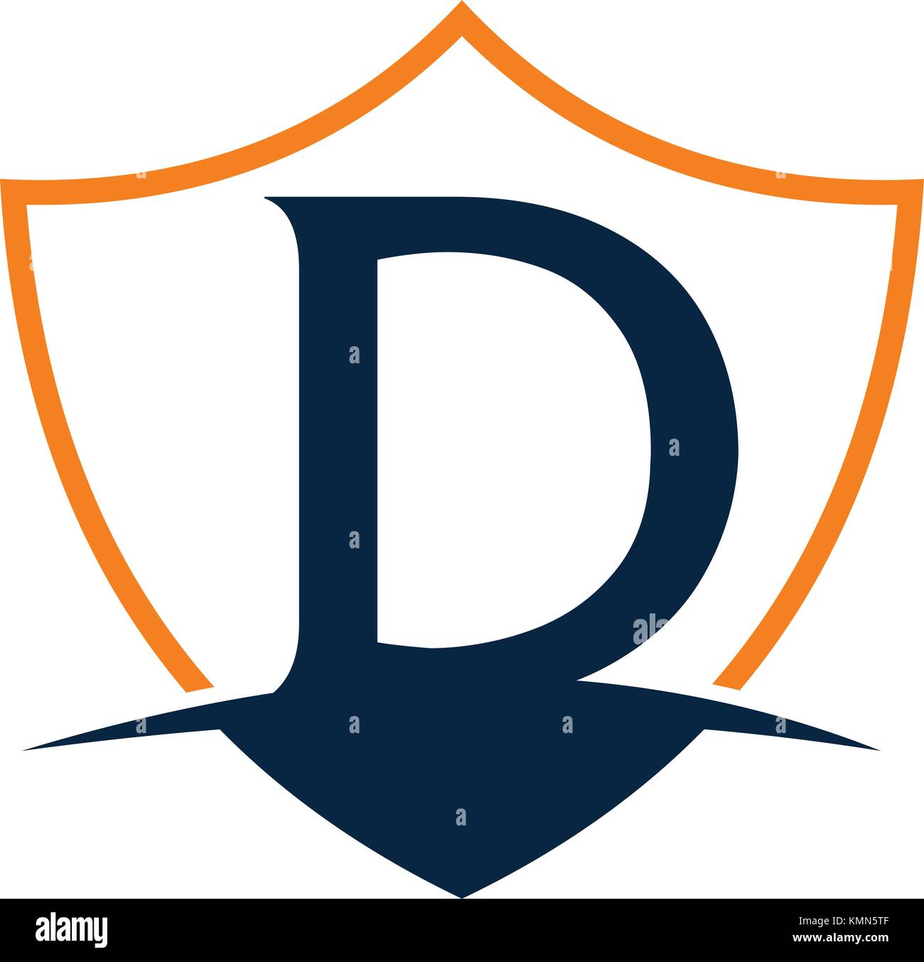 Shield letter d hi-res stock photography and images - Alamy