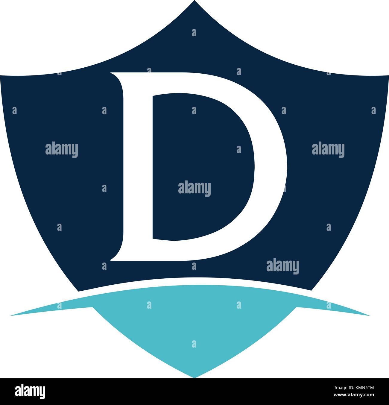 Shield letter d hi-res stock photography and images - Alamy