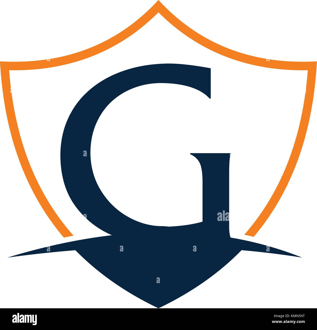 Modern Shield Letter G Stock Vector Image & Art - Alamy