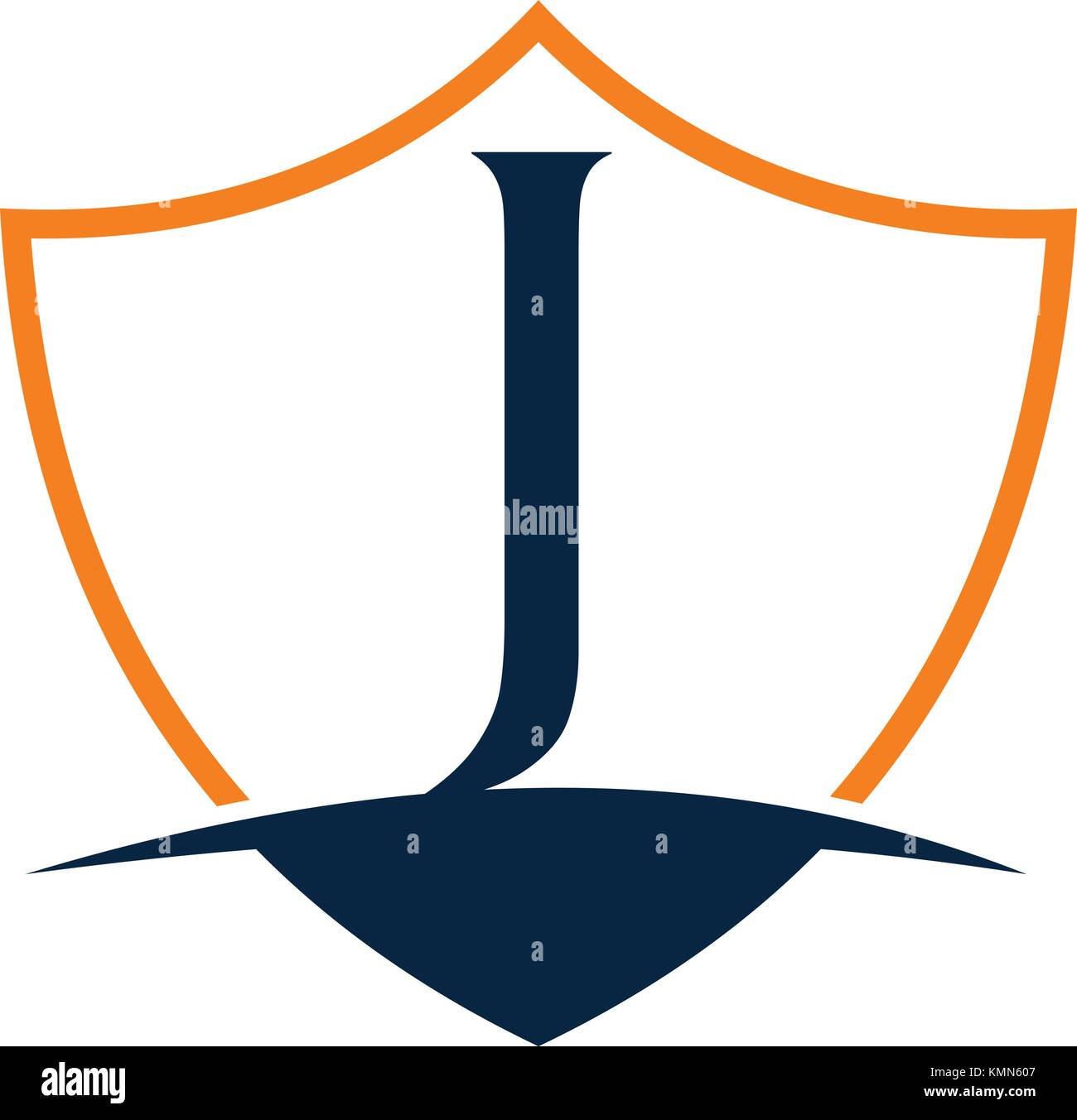 Modern Shield Letter J Stock Vector Image & Art - Alamy