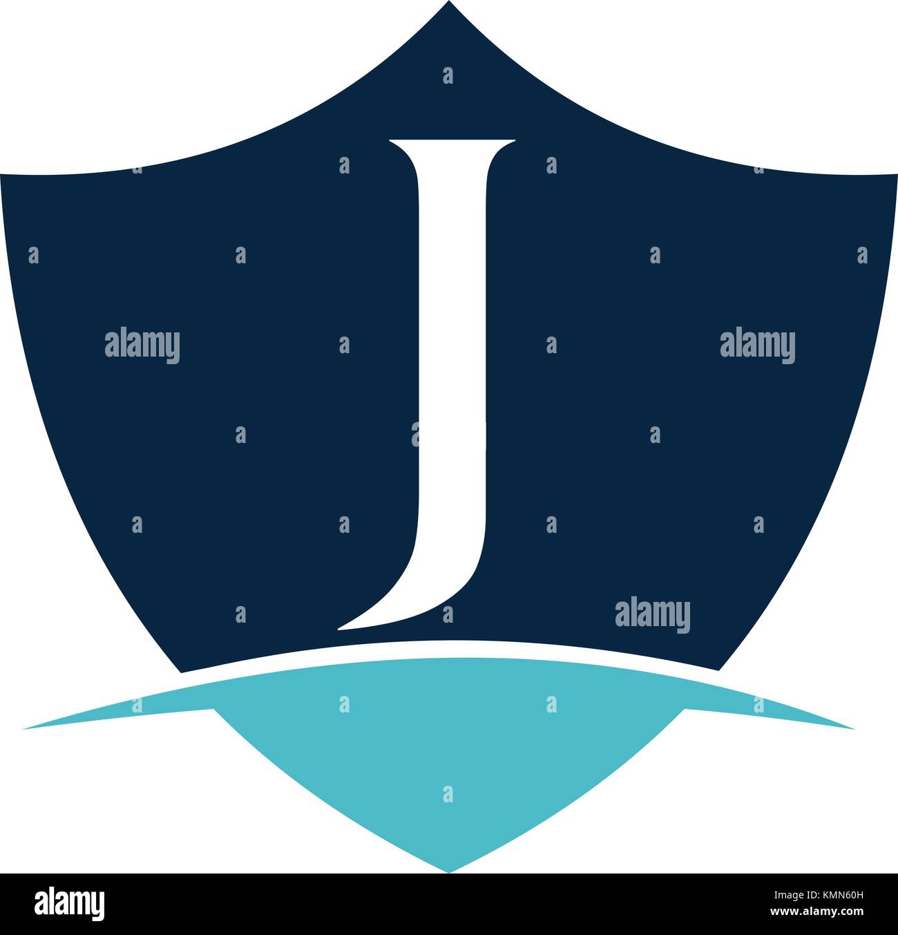 Shield letter j hi-res stock photography and images - Alamy