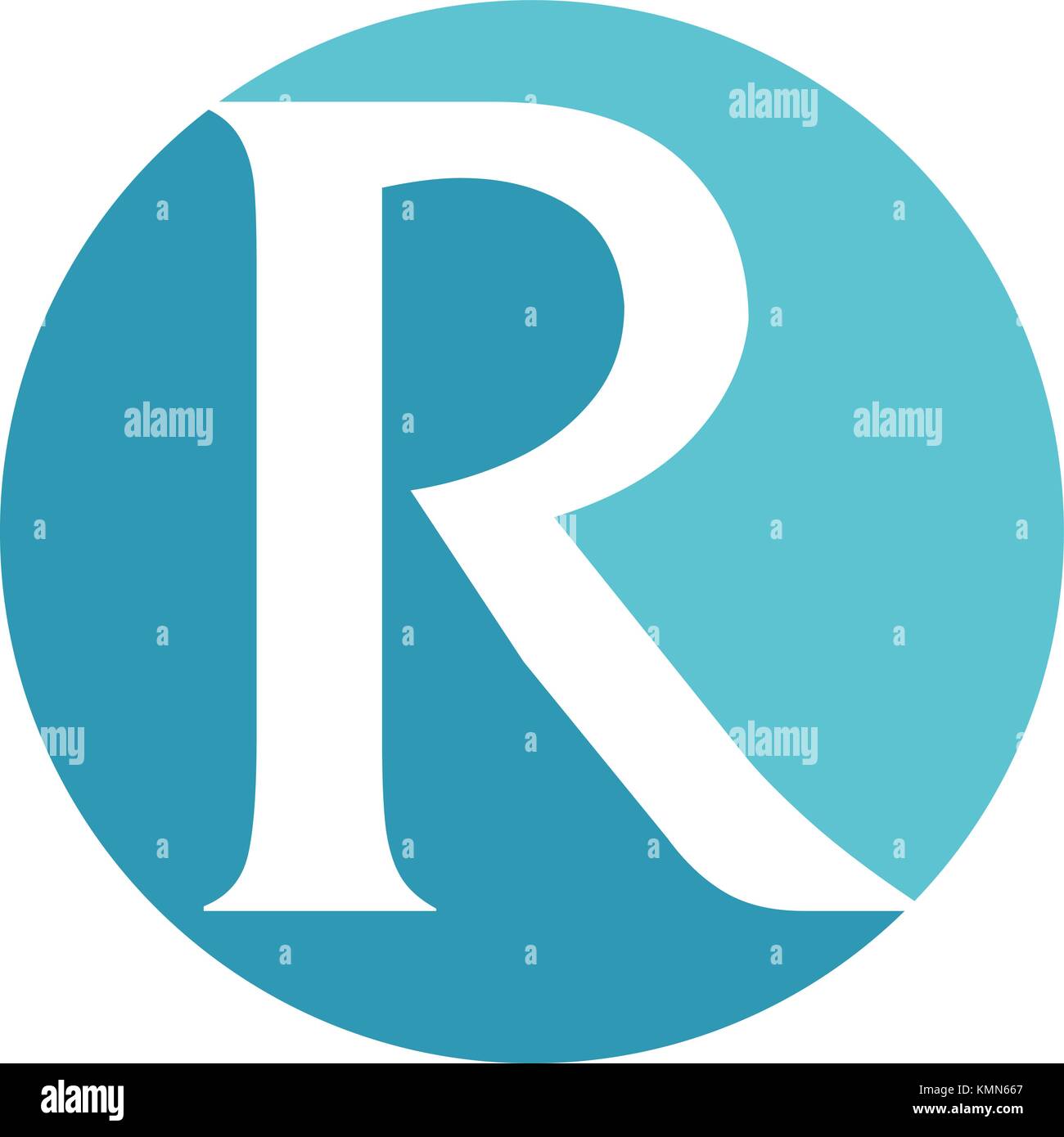 Modern Solution Letter R Stock Vector Image & Art - Alamy