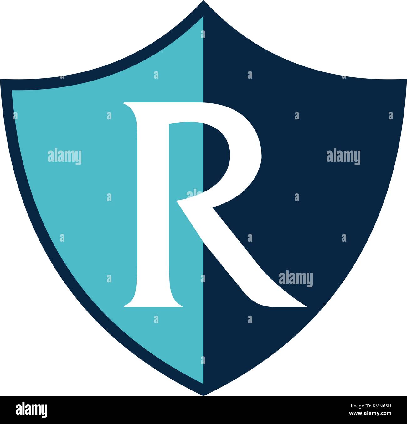 Shield letter r Stock Vector Images - Alamy