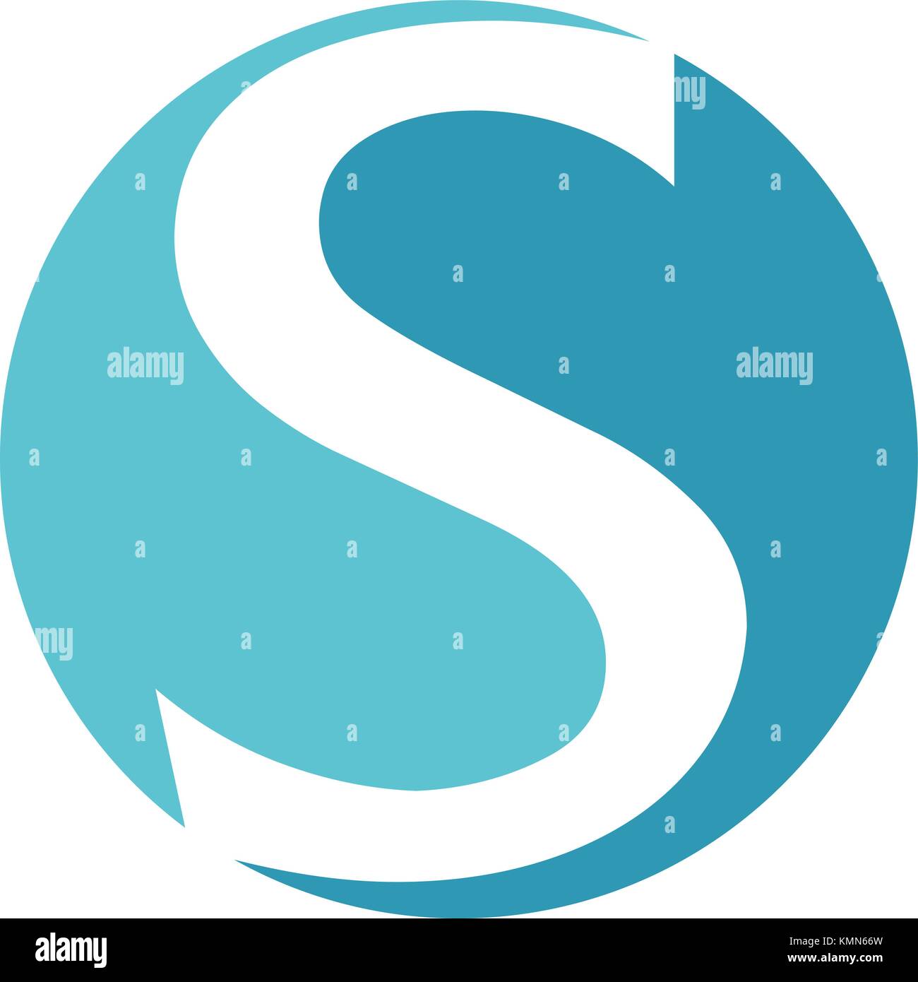Modern Solution Letter S Stock Vector Image & Art - Alamy