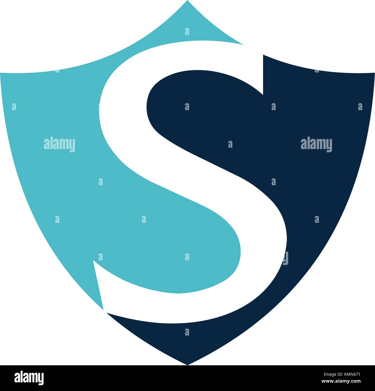 Shield letter s Stock Vector Images - Alamy