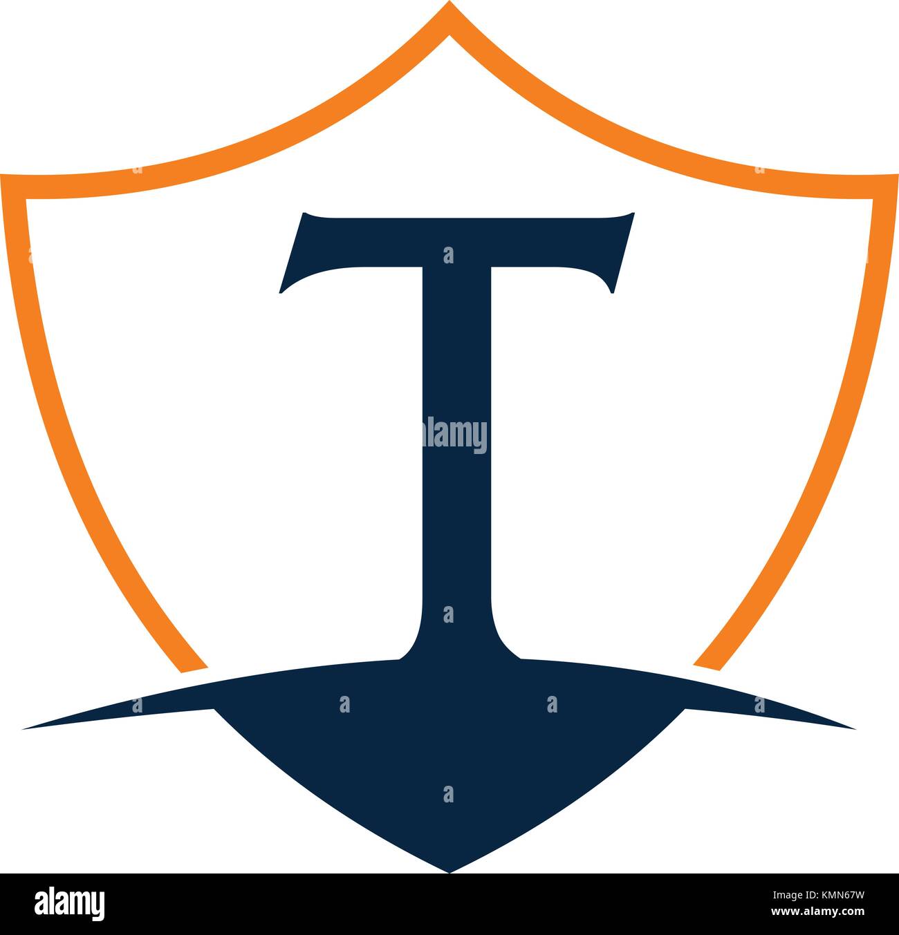 Modern Shield Letter T Stock Vector Image & Art - Alamy