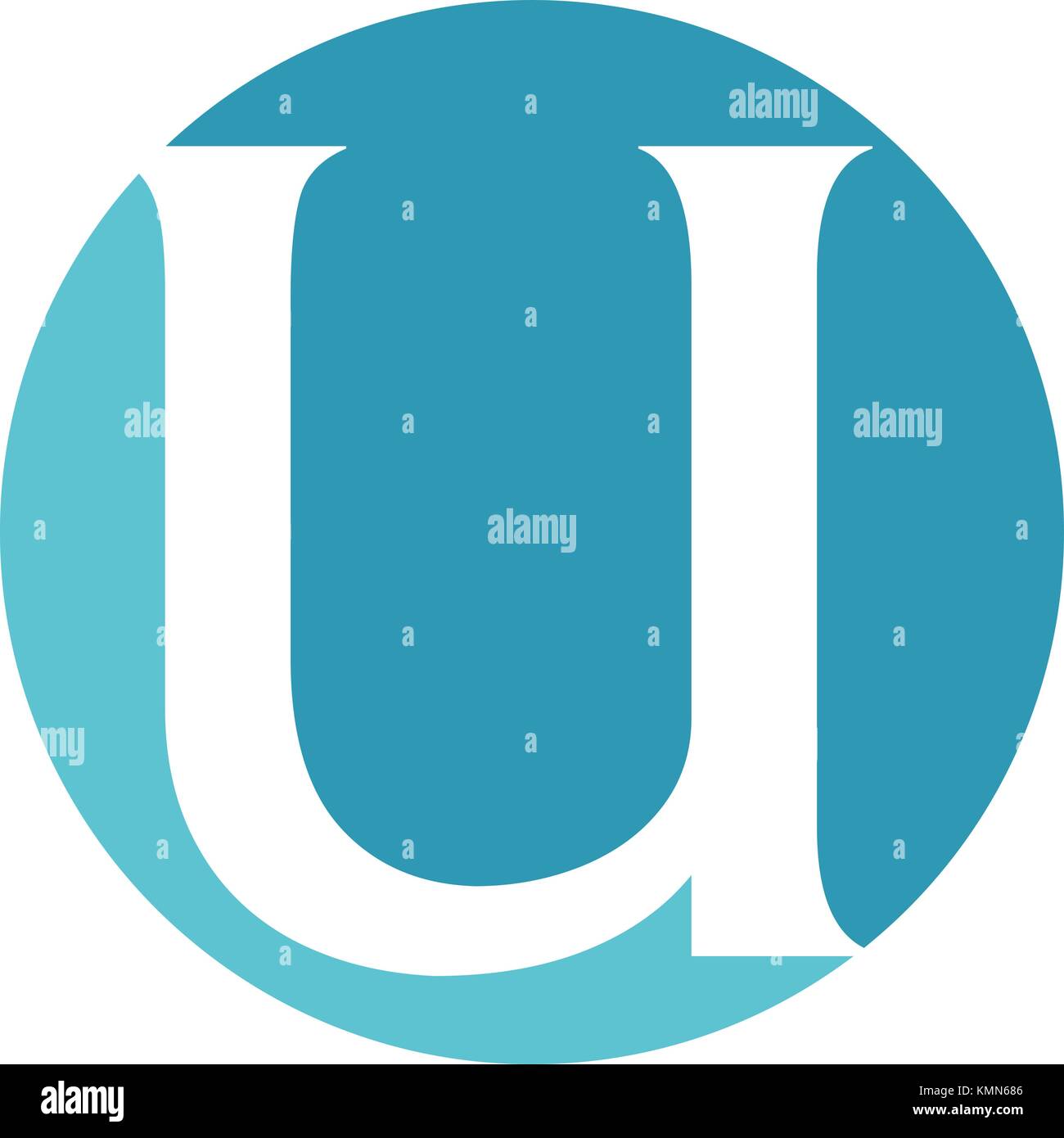 Modern Solution Letter U Stock Vector Image & Art - Alamy