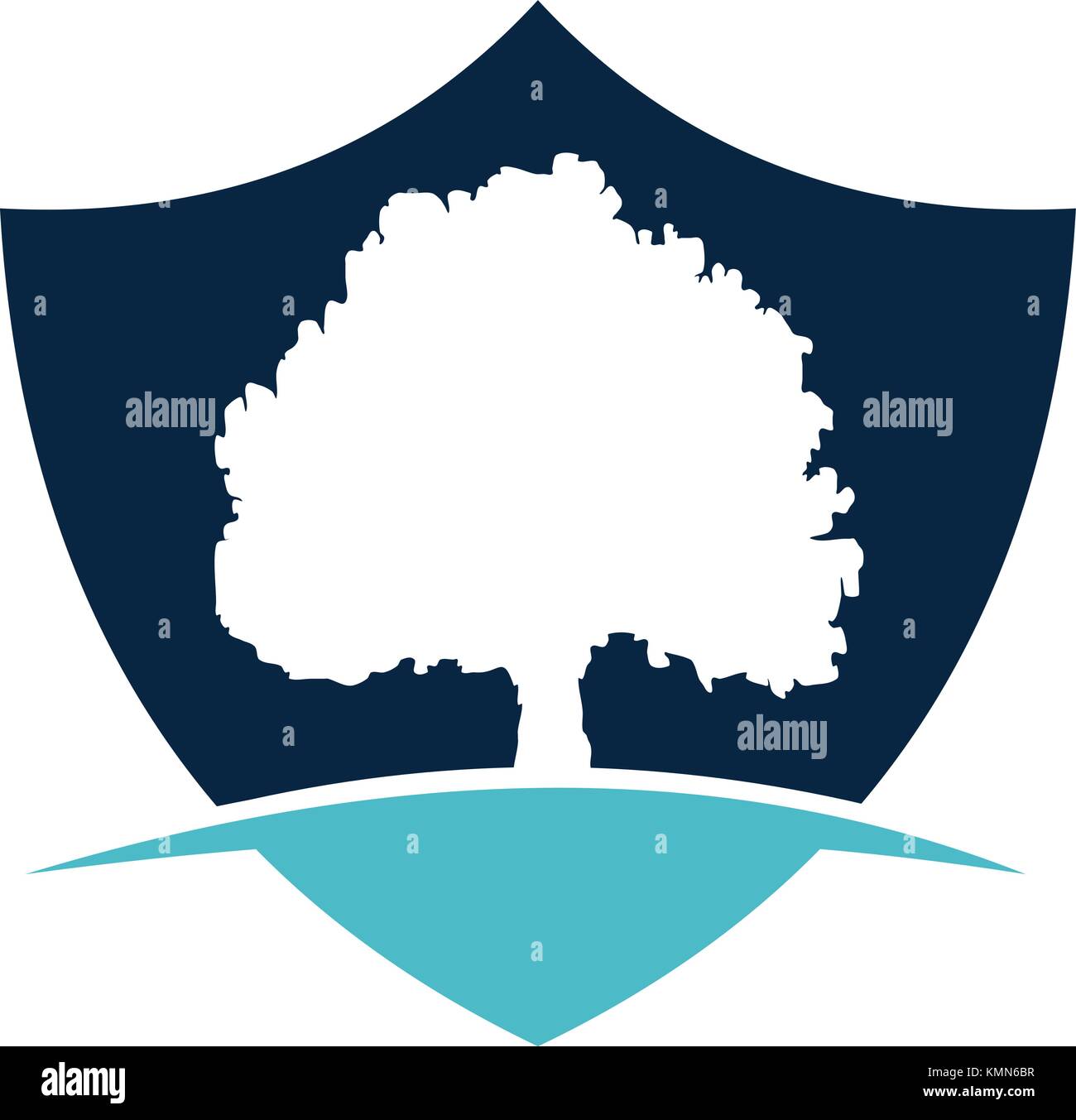 Shield of trees Stock Vector Images - Alamy