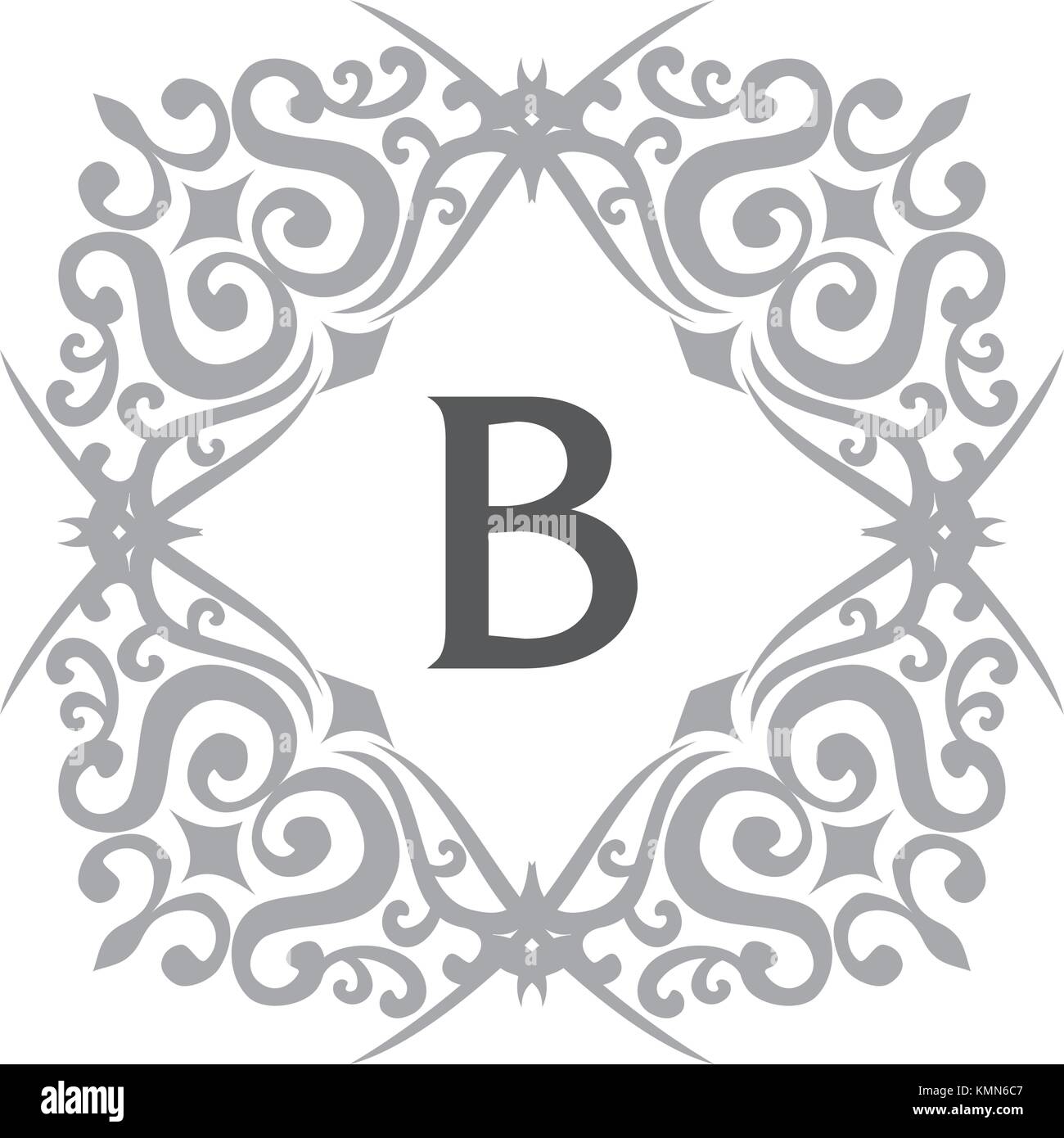 Modern Letter B Stock Vector Image & Art - Alamy