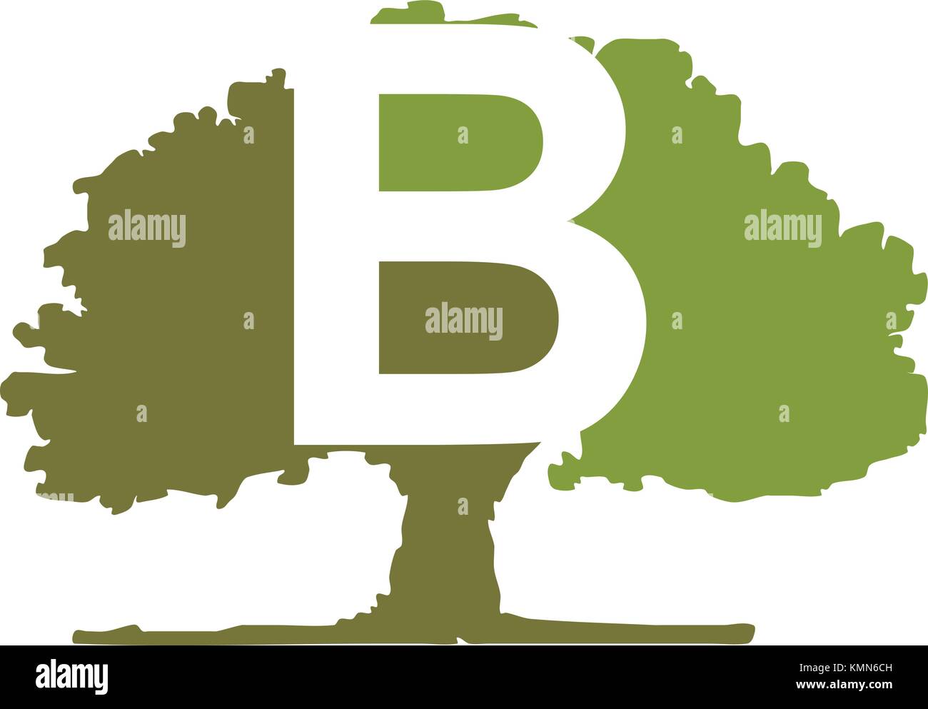 Letter b oak leaf hi-res stock photography and images - Alamy