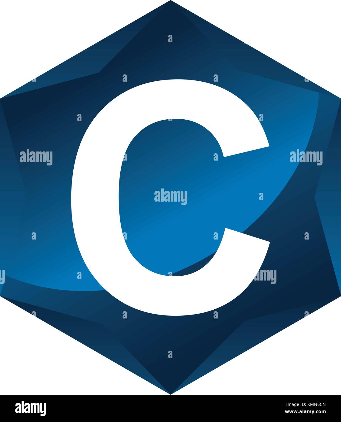 Modern Letter C Stock Vector Image & Art - Alamy