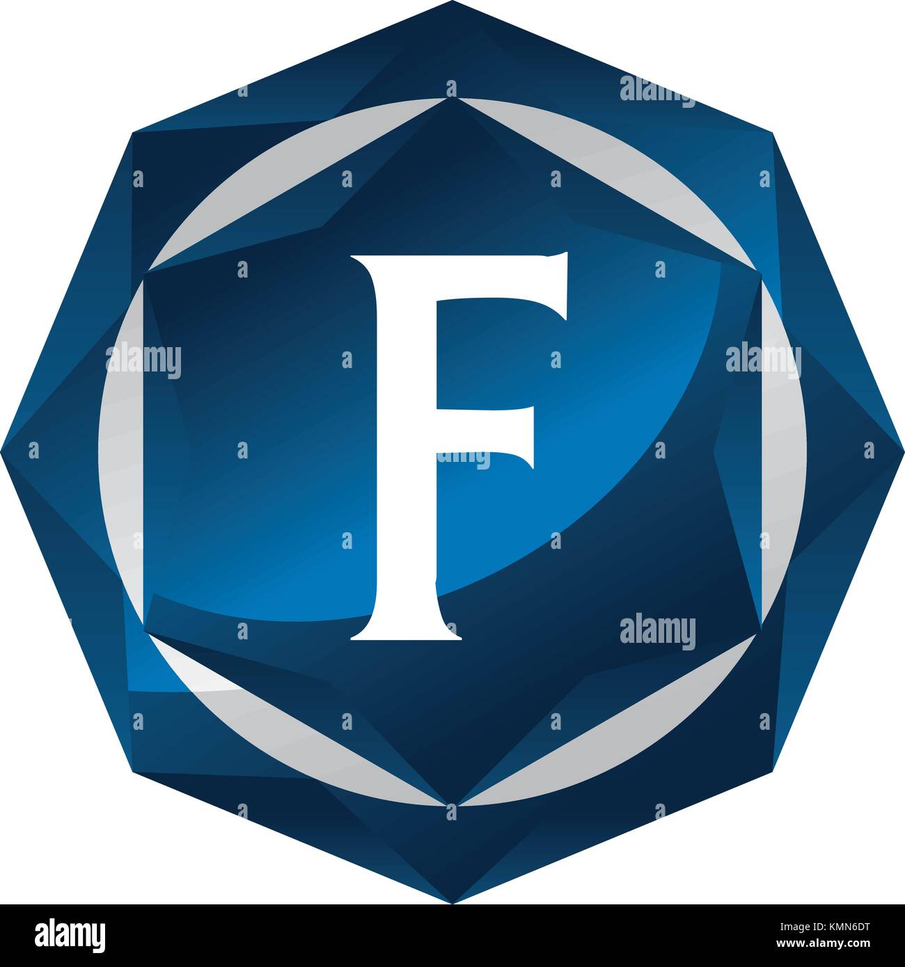 Modern Letter F Stock Vector Image & Art - Alamy