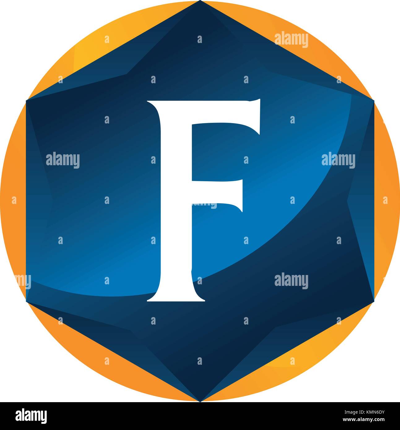 Modern Letter F Stock Vector Image & Art - Alamy