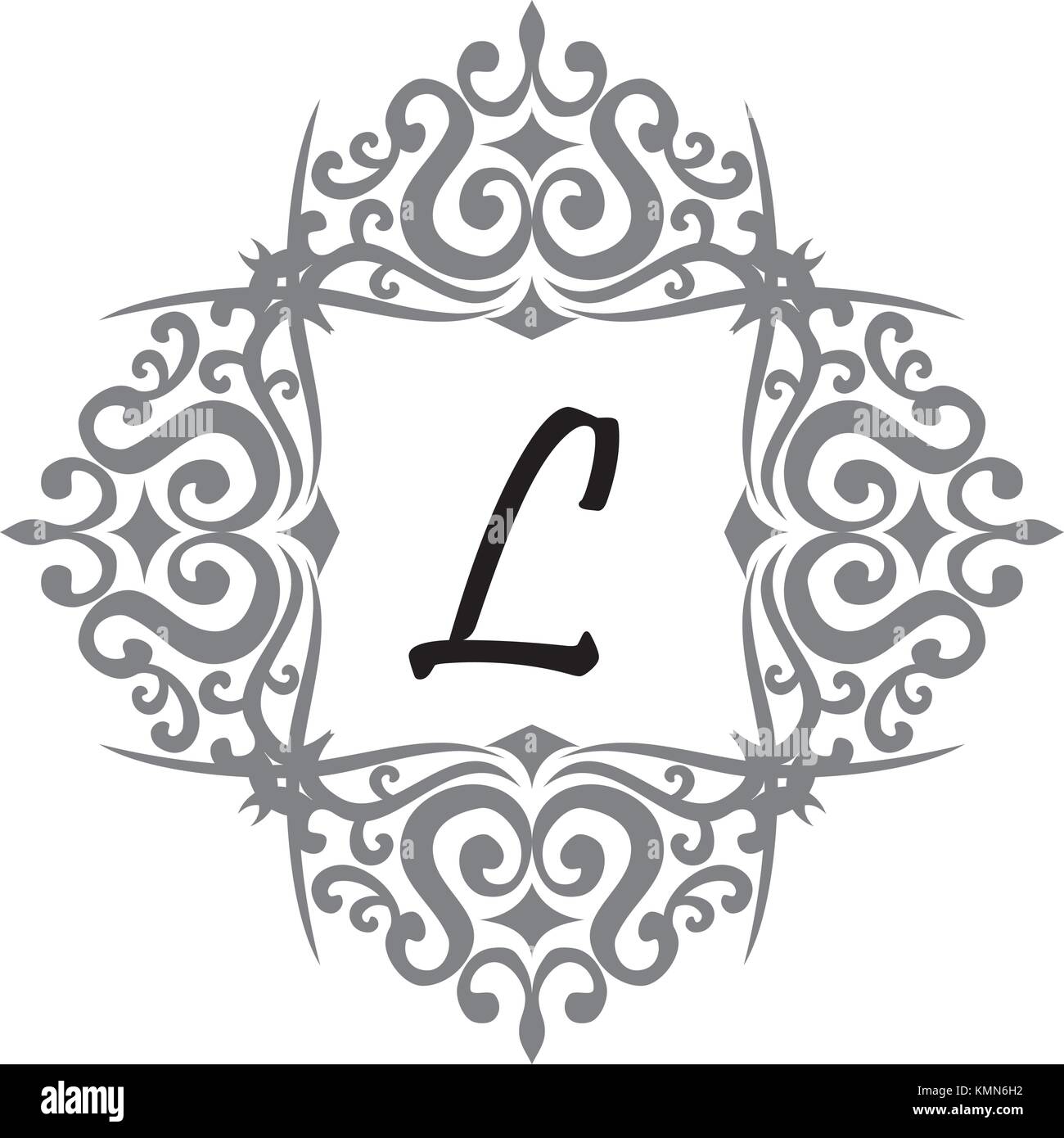 Modern Letter L Stock Vector Image & Art - Alamy
