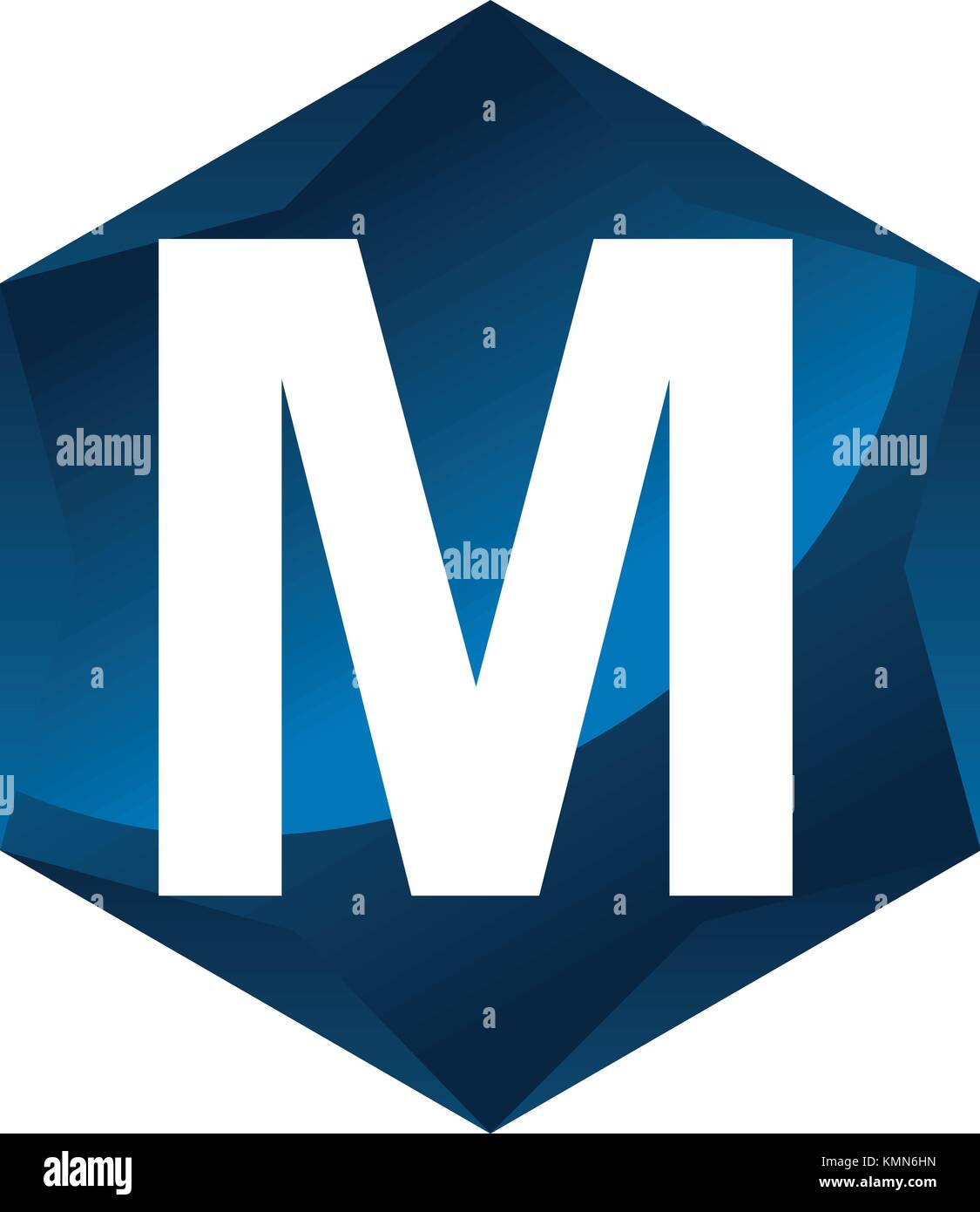 Modern Letter M Stock Vector Image & Art - Alamy