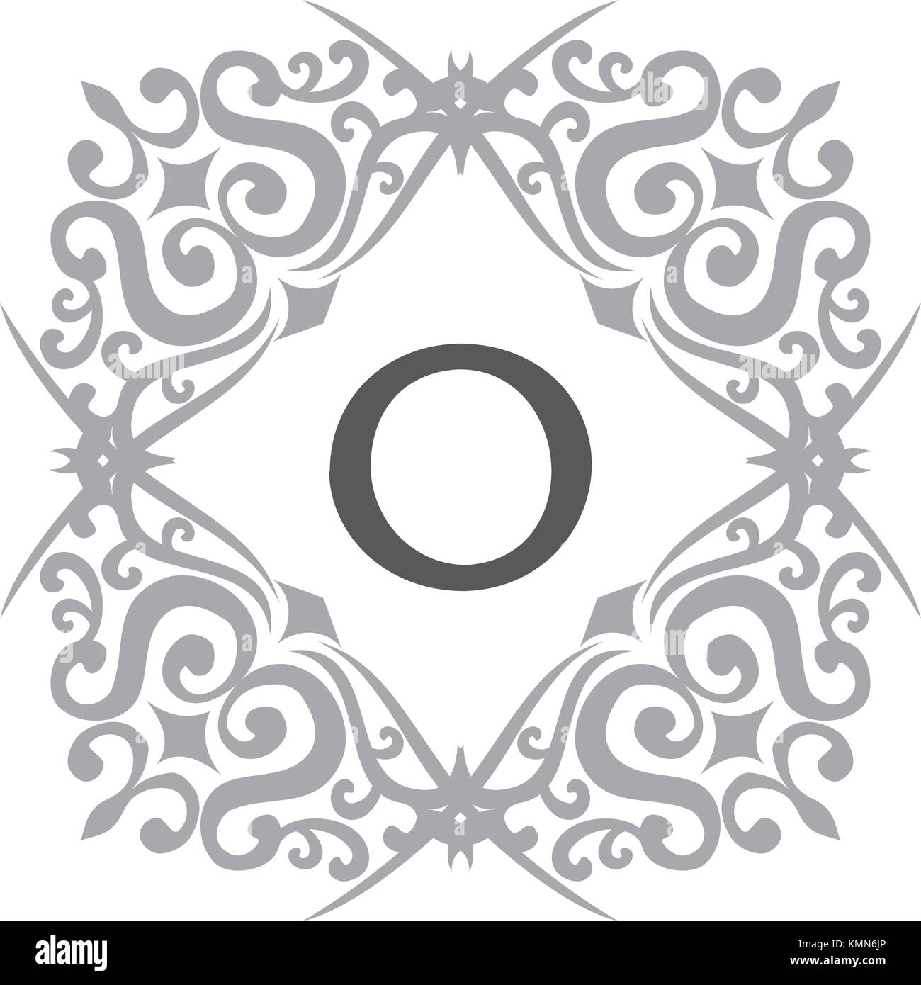 Modern Letter O Stock Vector Image & Art - Alamy
