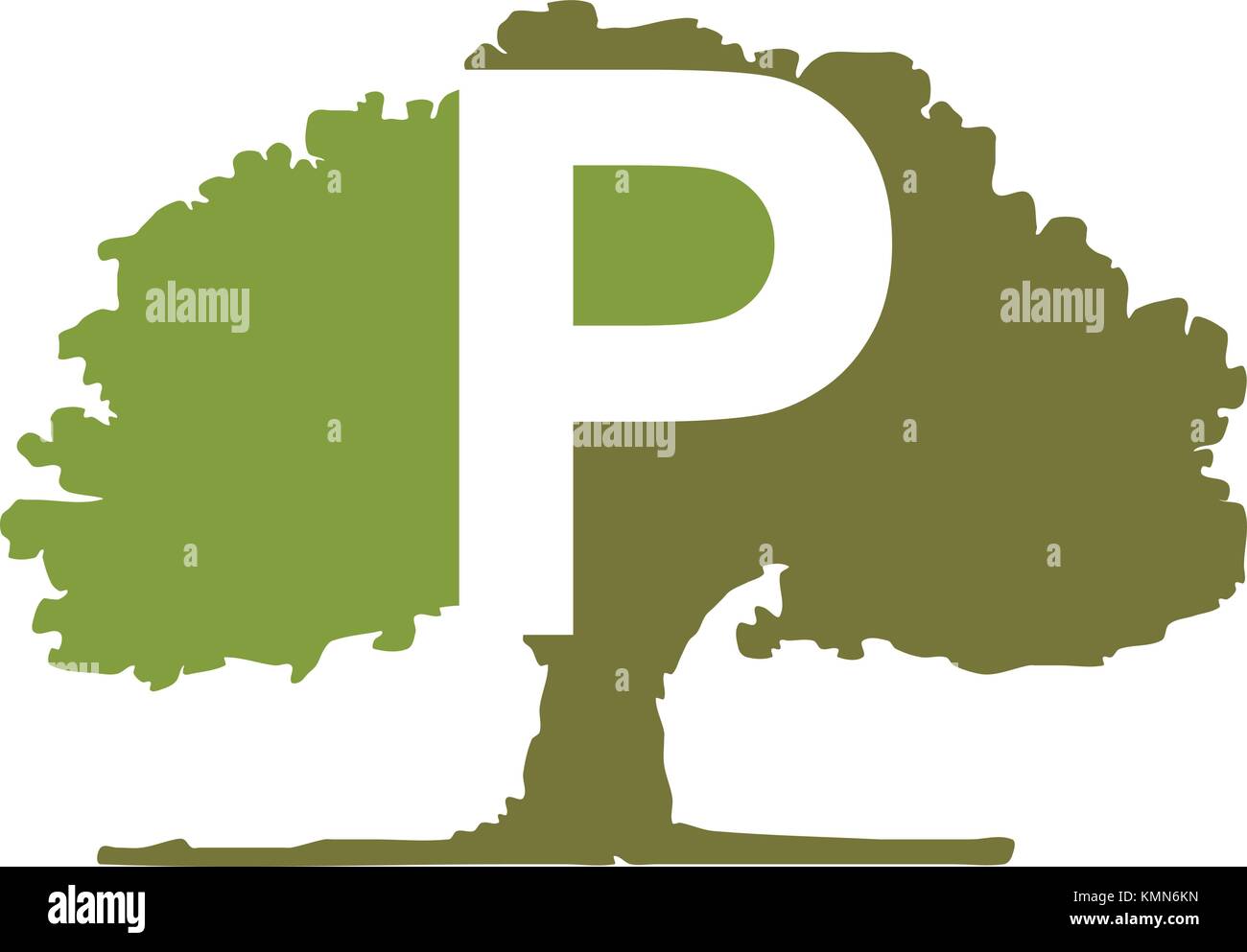 Letter p oak leaf hi-res stock photography and images - Alamy