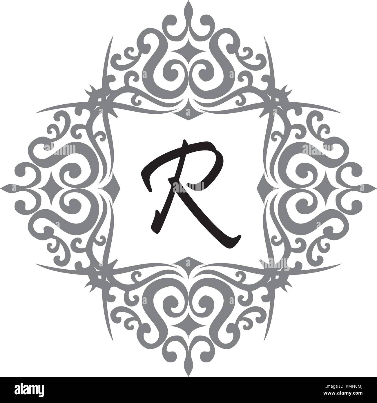 Modern Letter R Stock Vector Image & Art - Alamy