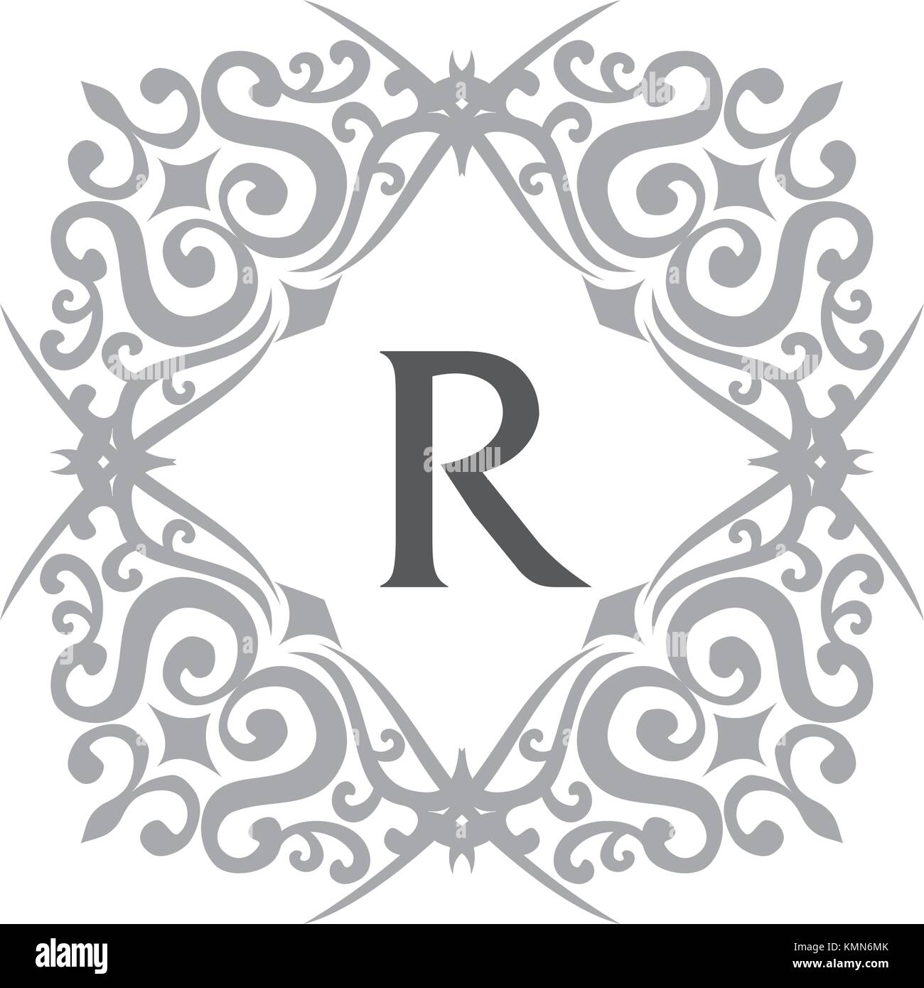 Modern Letter R Stock Vector Image & Art - Alamy