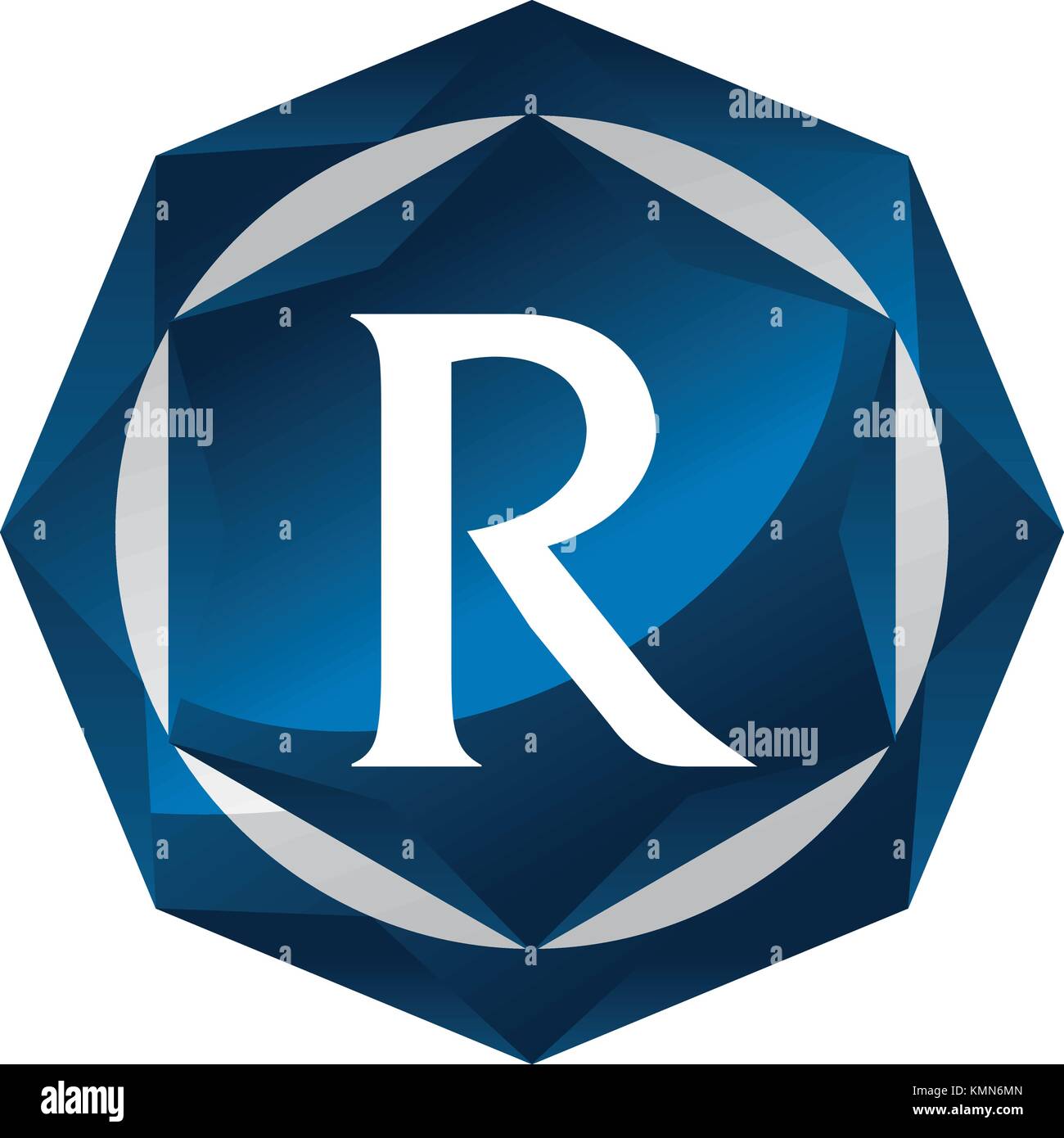 Modern Letter R Stock Vector Image & Art - Alamy