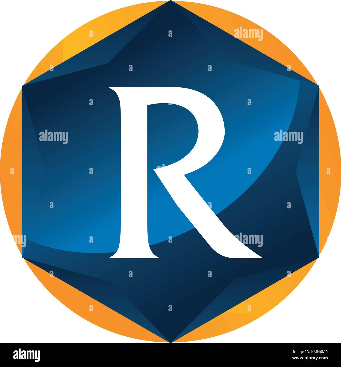 Modern Letter R Stock Vector Image & Art - Alamy