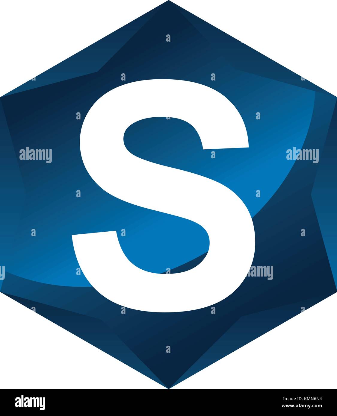 Modern Letter S Stock Vector Image & Art - Alamy