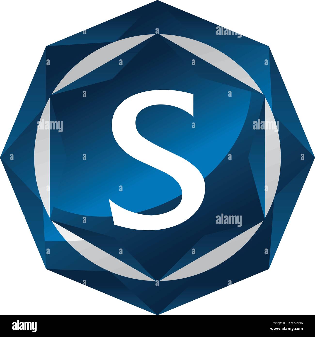 Modern Letter S Stock Vector Image & Art - Alamy