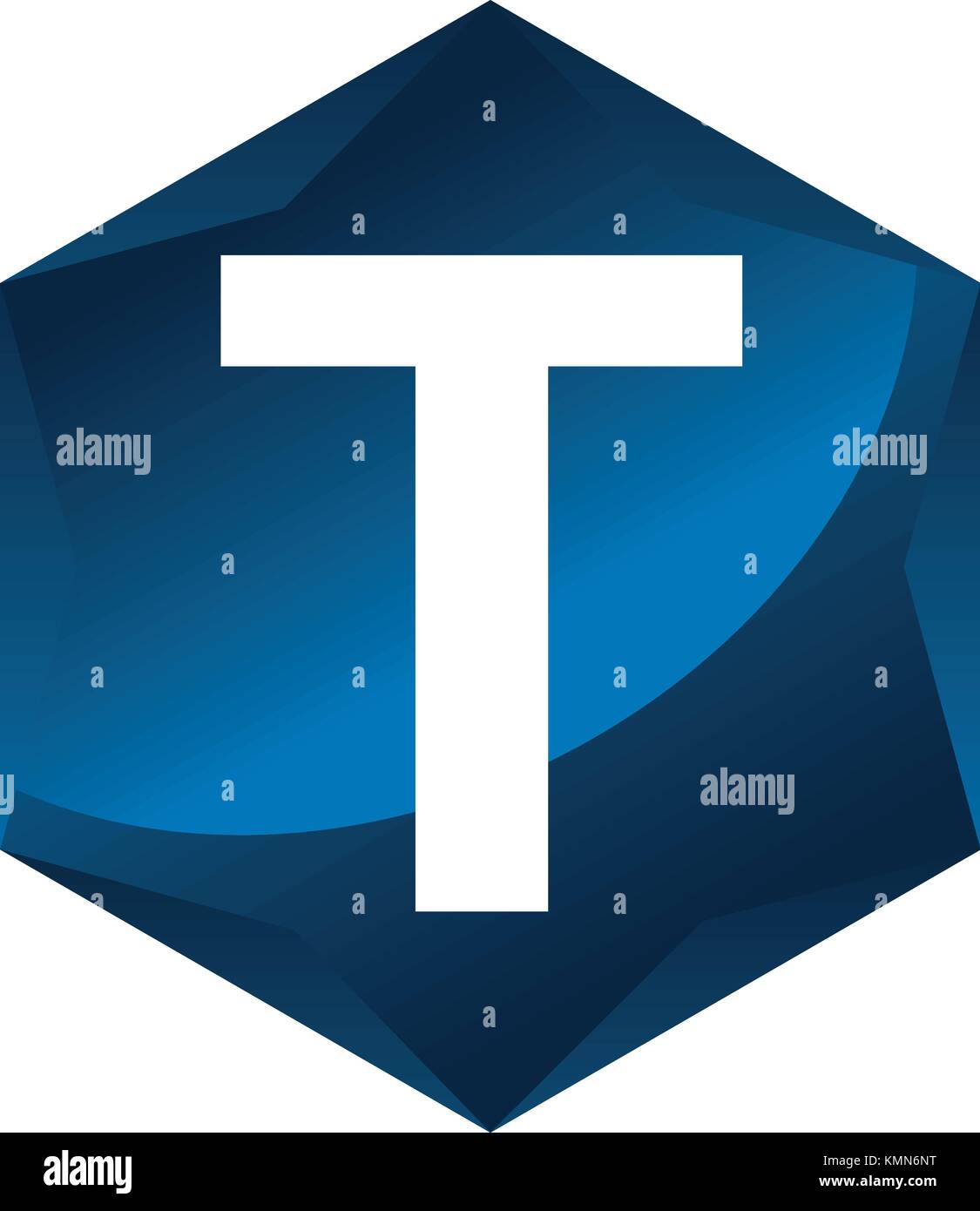 Modern Letter T Stock Vector Image & Art - Alamy