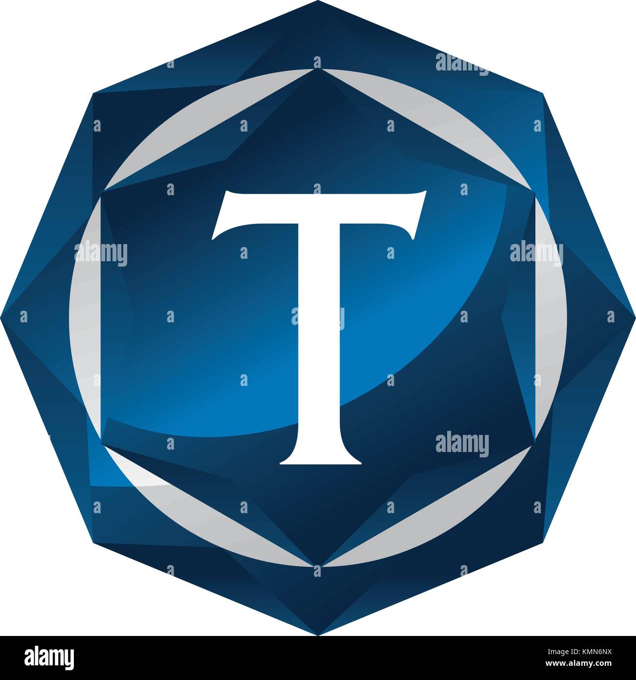 Modern Letter T Stock Vector Image & Art - Alamy