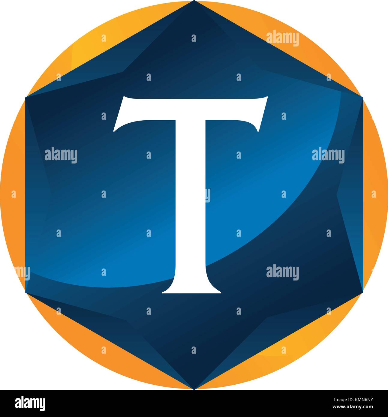 Modern Letter T Stock Vector Image & Art - Alamy