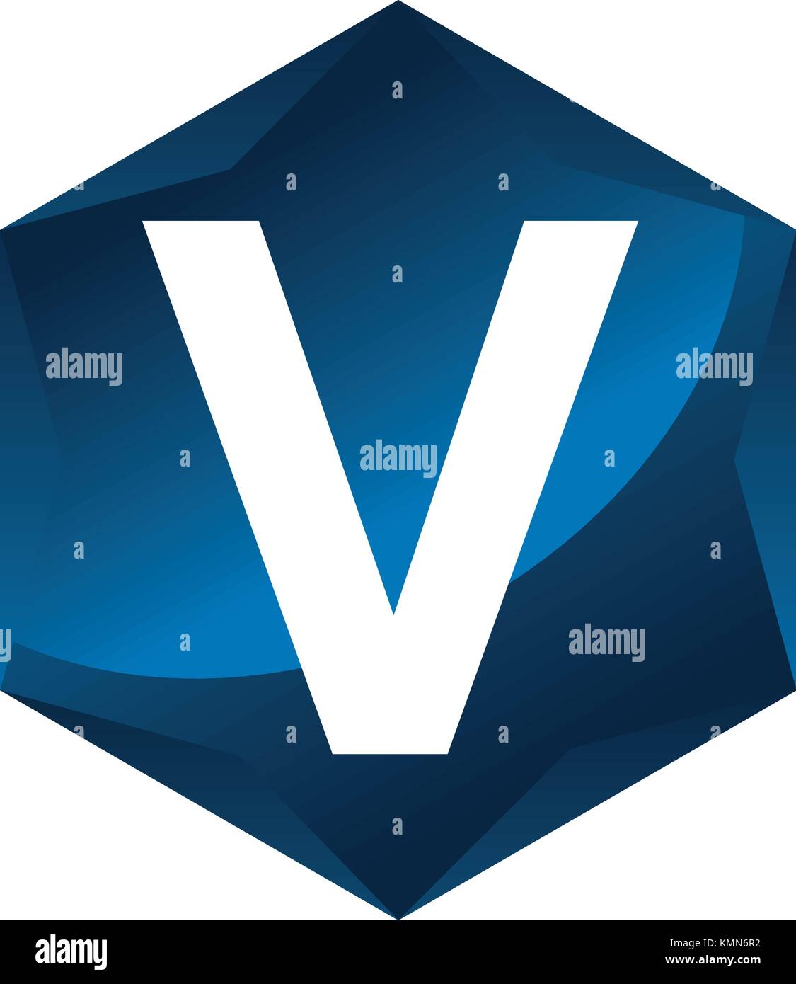 V diamond logo Stock Vector Images - Alamy