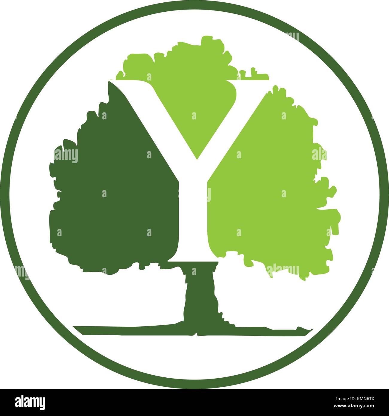 Oak Tree Letter Y Stock Vector Image & Art - Alamy