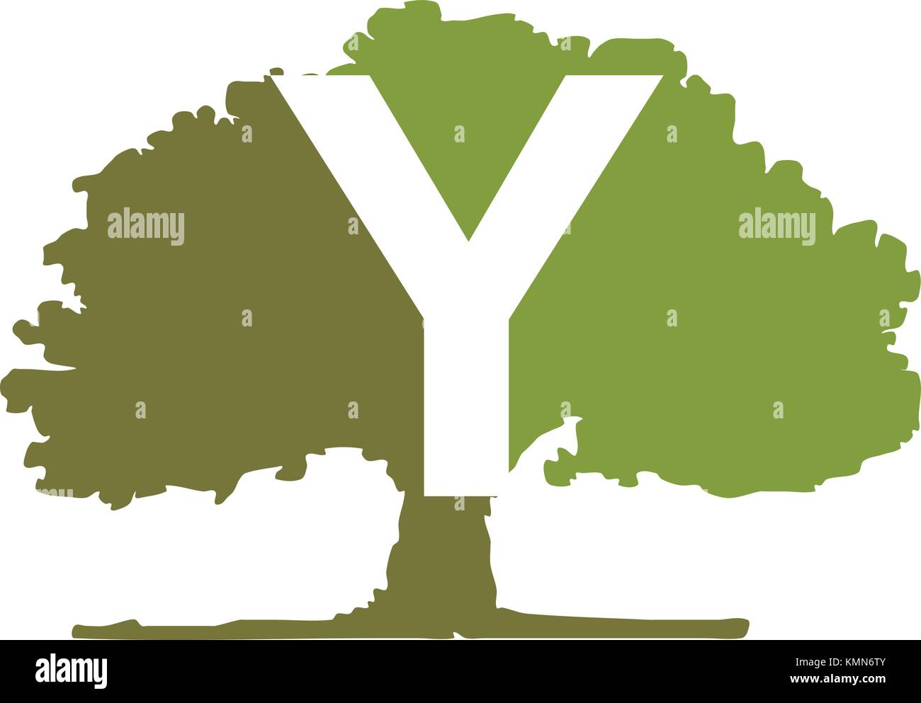 Oak Tree Letter Y Stock Vector Image & Art - Alamy