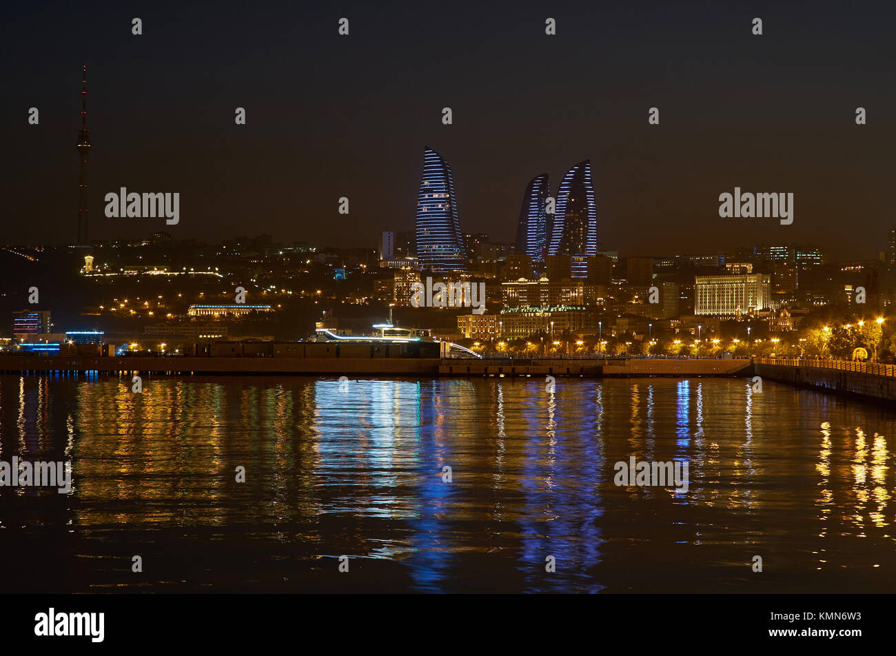 Baku caspian sea promenade hi-res stock photography and images - Alamy