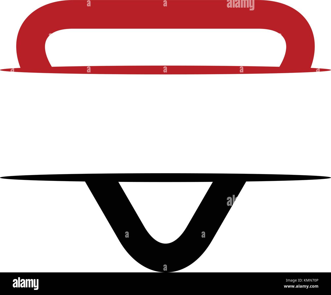 Shield Triangle Emblem Logo Blank Template Stock Vector Image & Art - Alamy