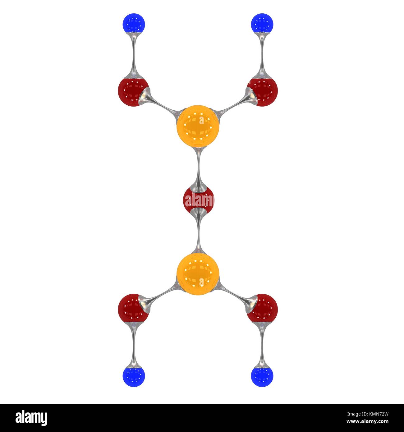 molecule, 3D illustration Stock Photo - Alamy