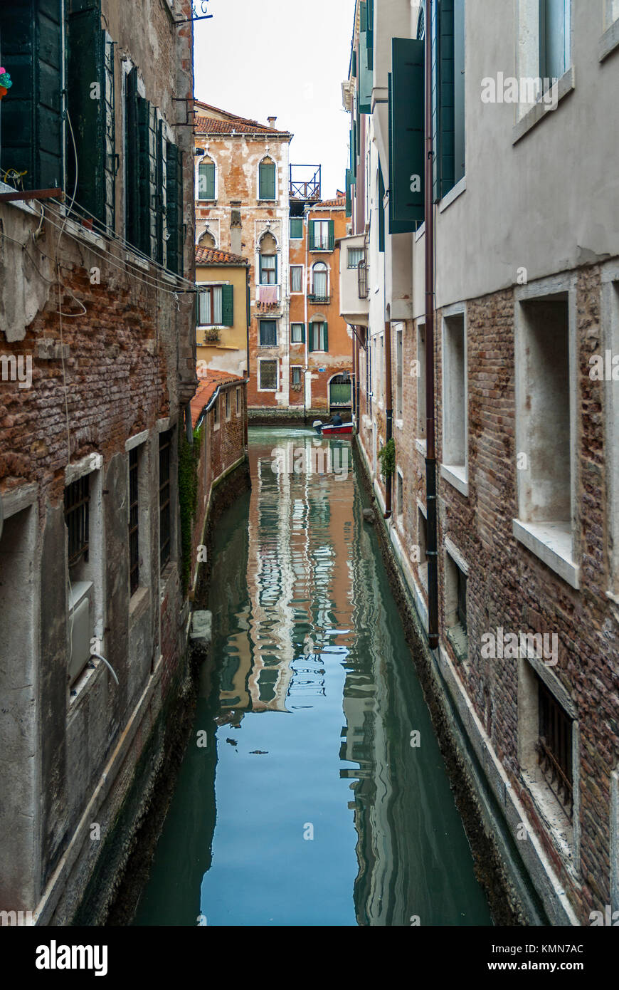 VENICE-MARCH 8:Venice canal with typical buildings,Venice,Italy,on ...