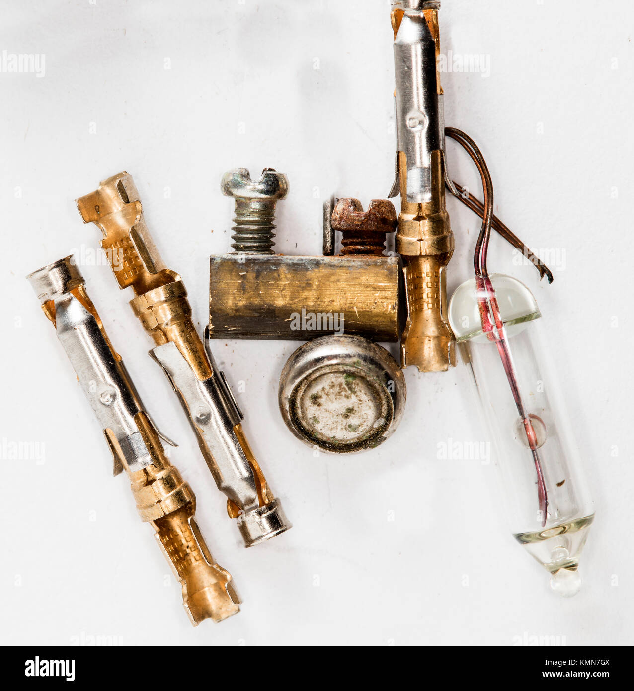 old radio chip Stock Photo - Alamy