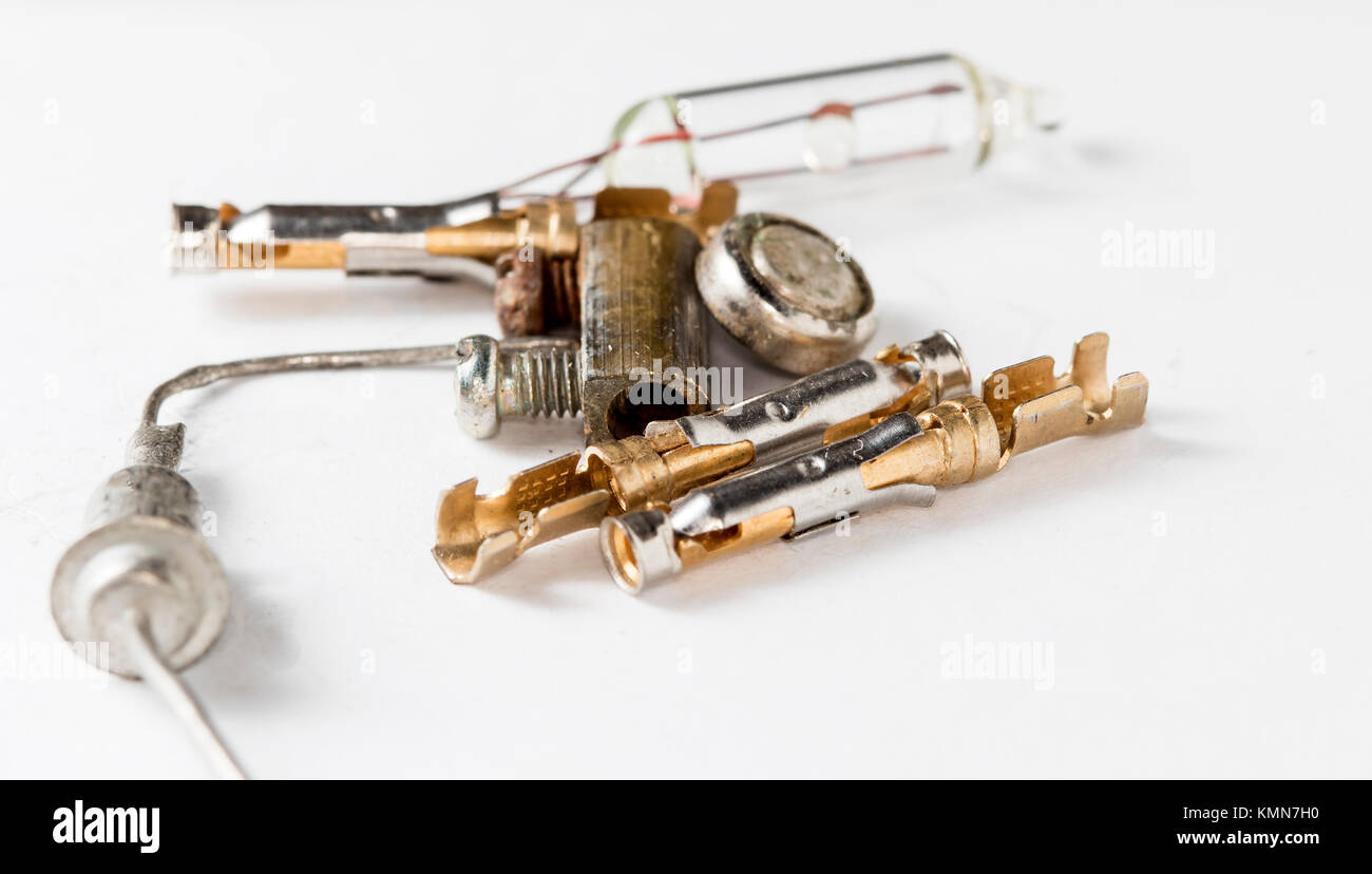 old radio chip Stock Photo - Alamy