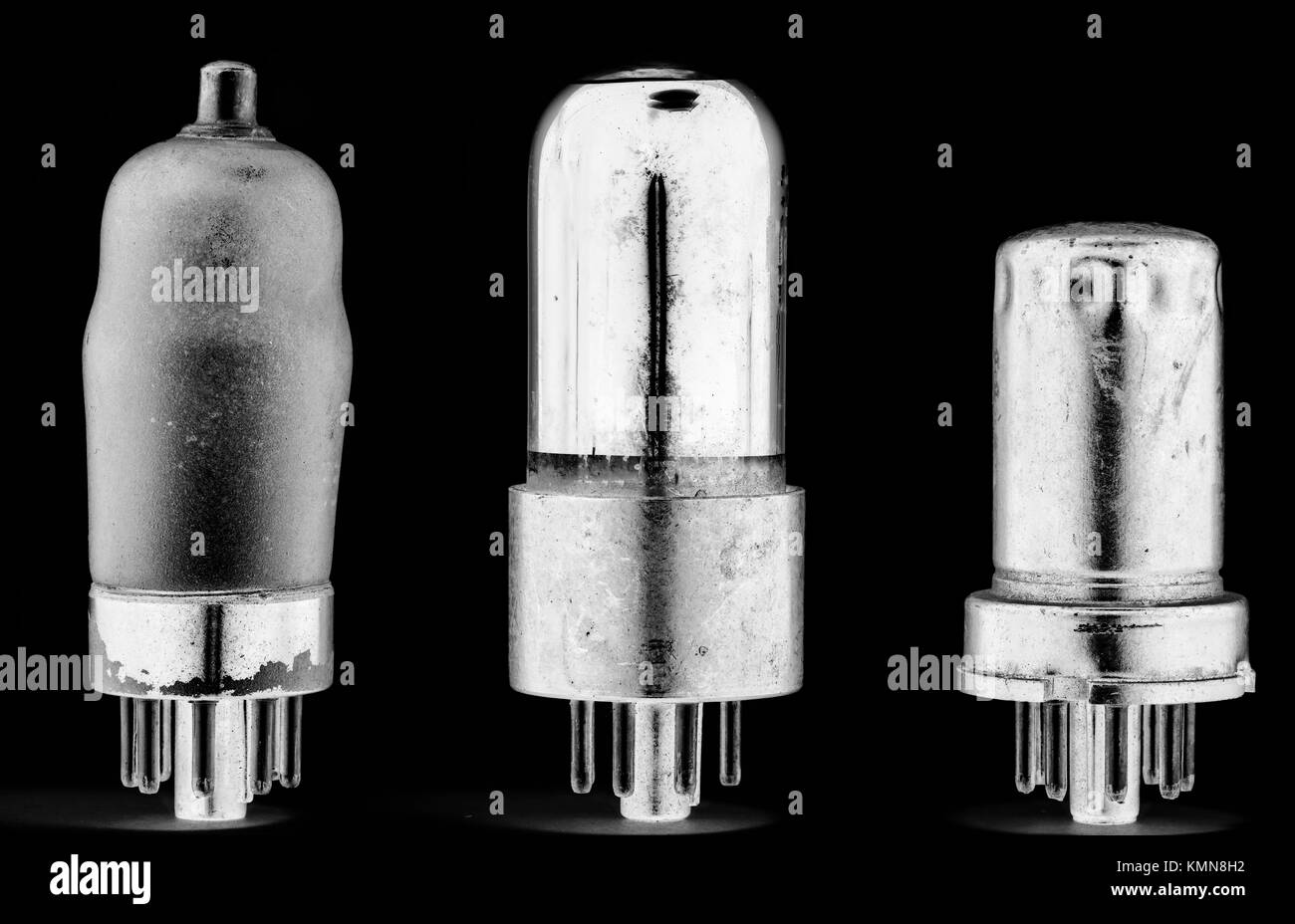 Vacuum tube and the transistor Black and White Stock Photos & Images ...