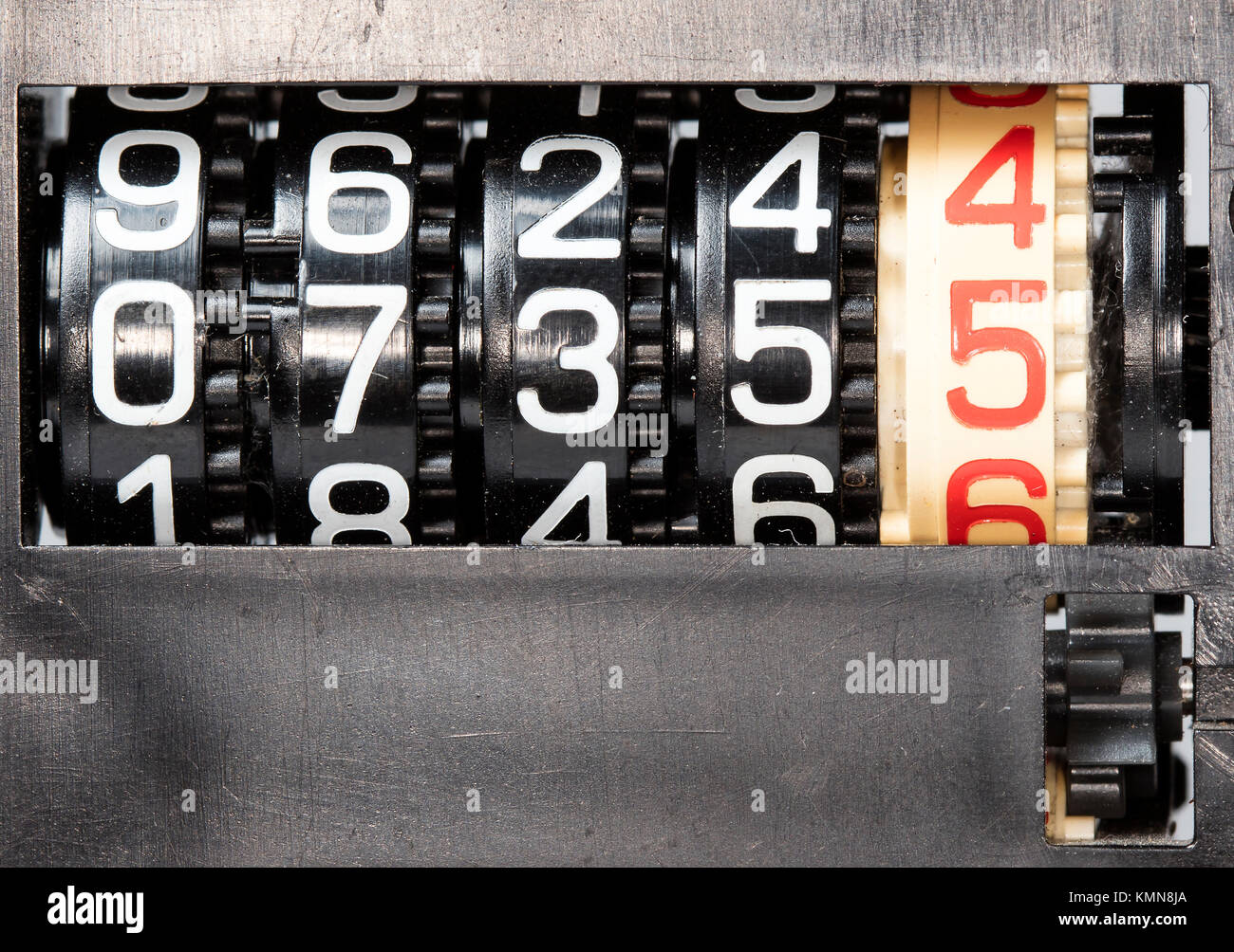 mechanical combination lock, counter Stock Photo - Alamy