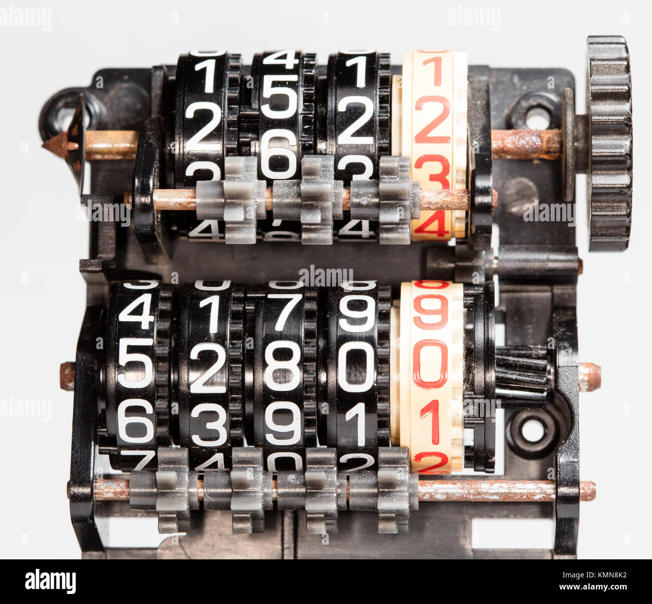 mechanical combination lock, counter Stock Photo - Alamy