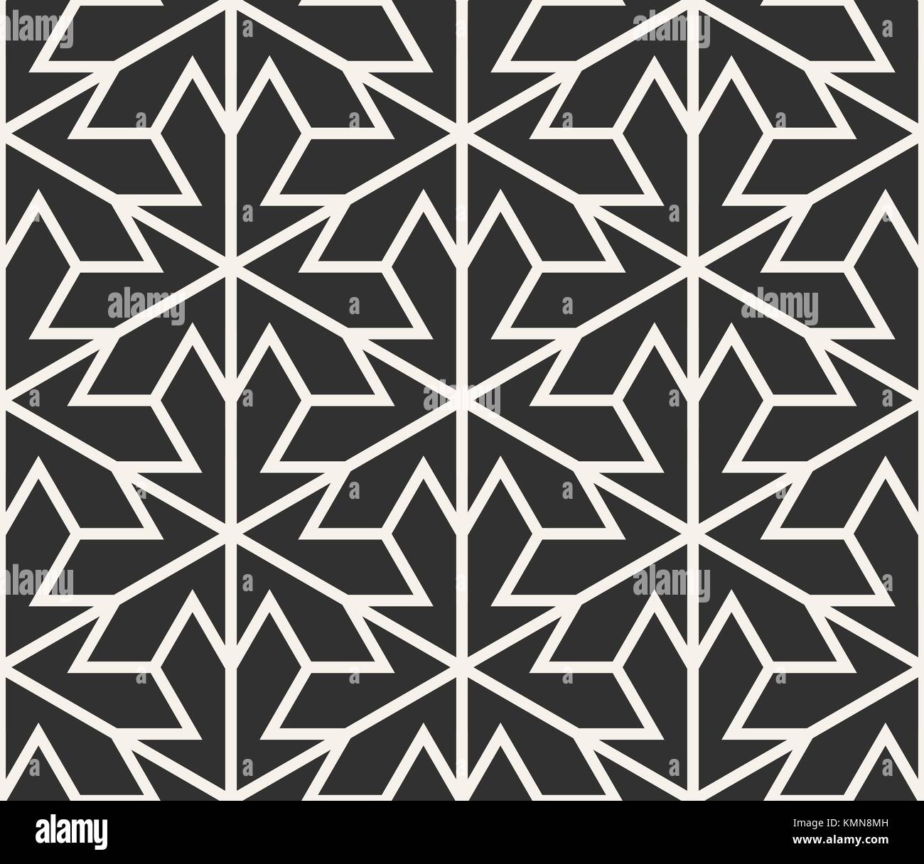 Vector seamless lines pattern. Modern stylish triangle shapes texture ...