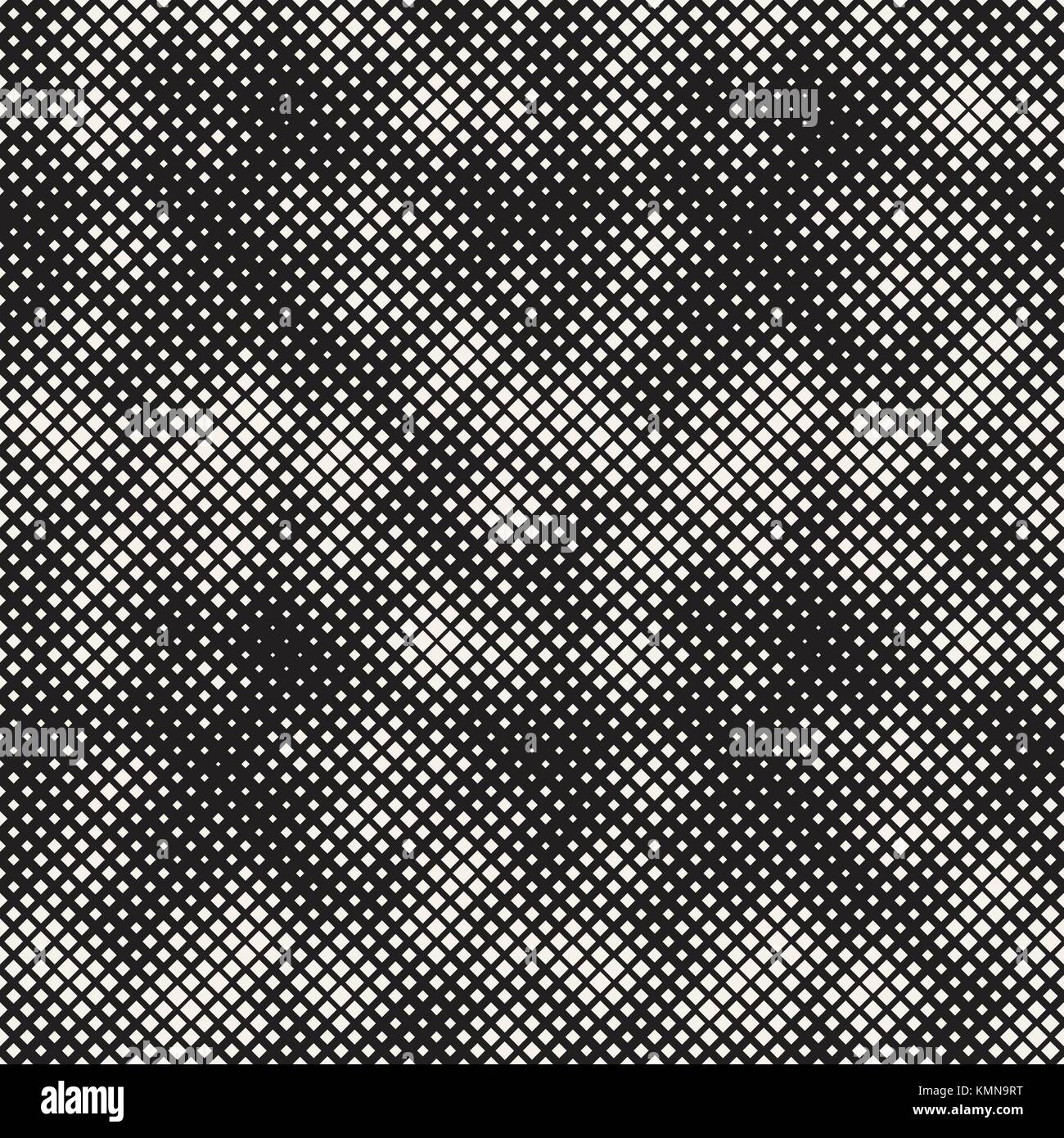 Modern Stylish Halftone Texture Endless Abstract Background With Random Size Squares Vector