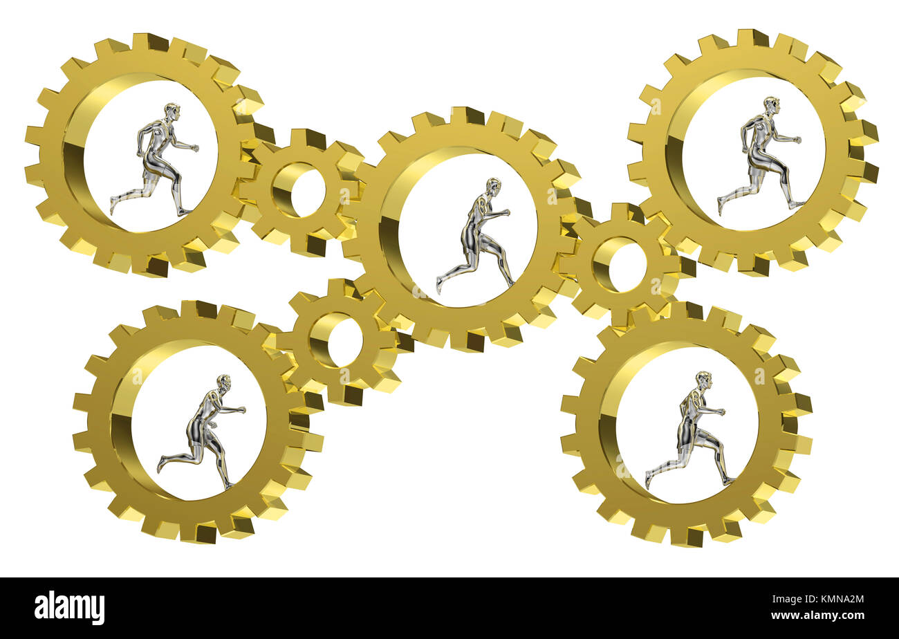 3D gear model Stock Photo - Alamy