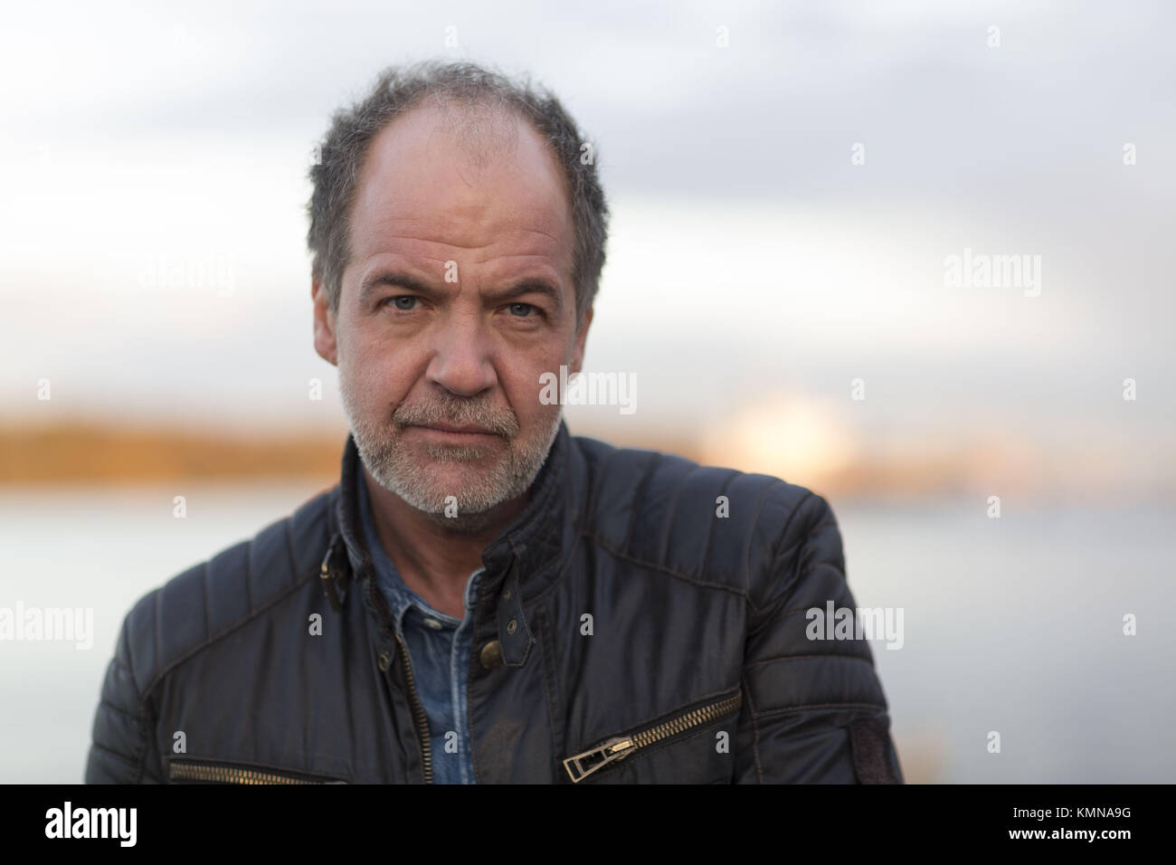 Actors promoting the new ZDF-Series "SOKO Hamburg" at Finkenwerder ...