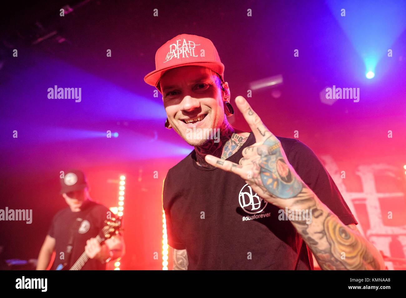 Switzerland, Solothurn – September 10, 2017. The Swedish metalcore band ...